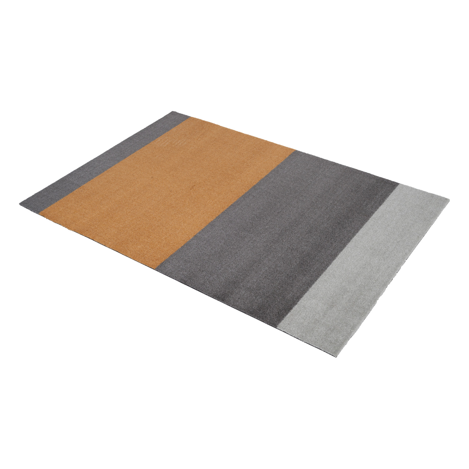 Tica Copenhagen Stripes horizontal floor mat, 60 x 90 cm, grey - muted ...