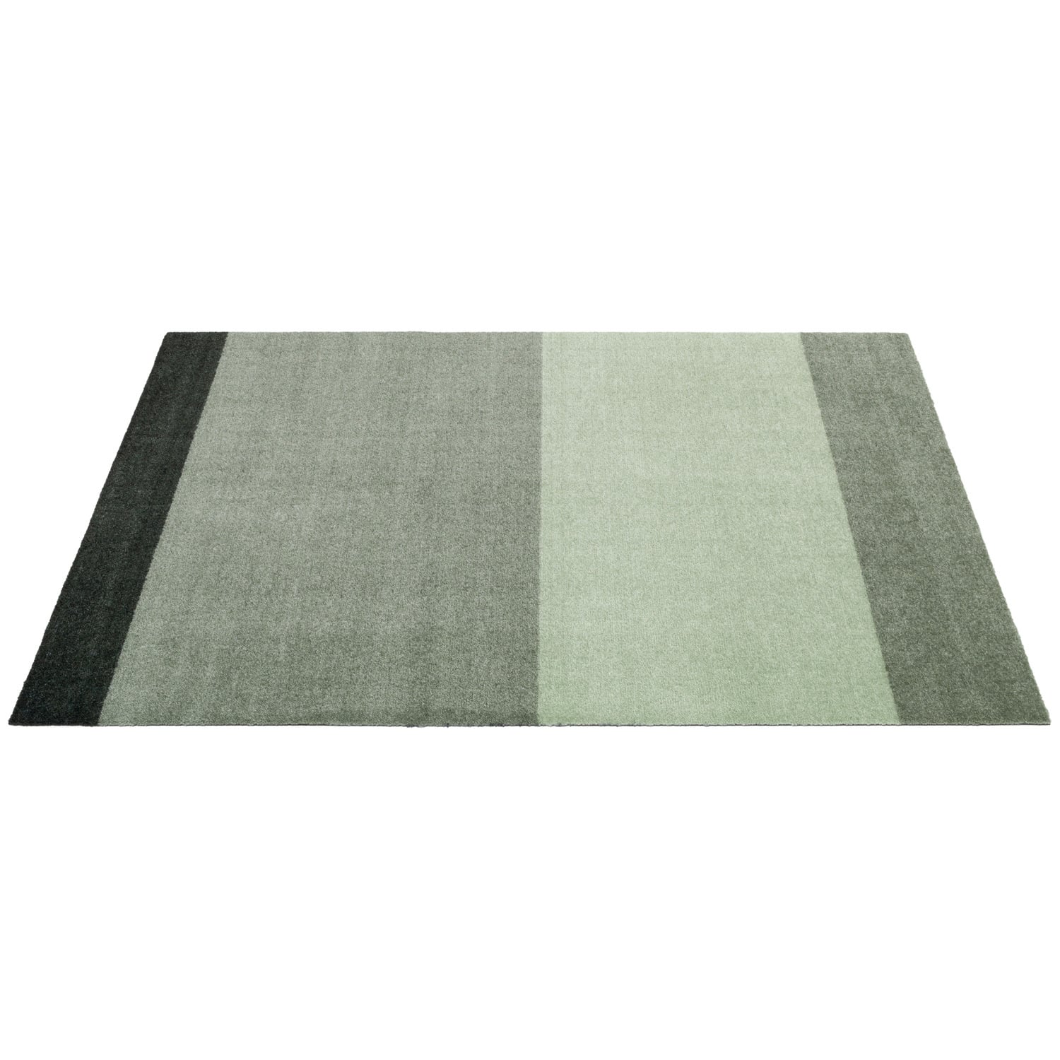 Tica Copenhagen Stripes horizontal rug, 90 x 130 cm, green | Finnish ...