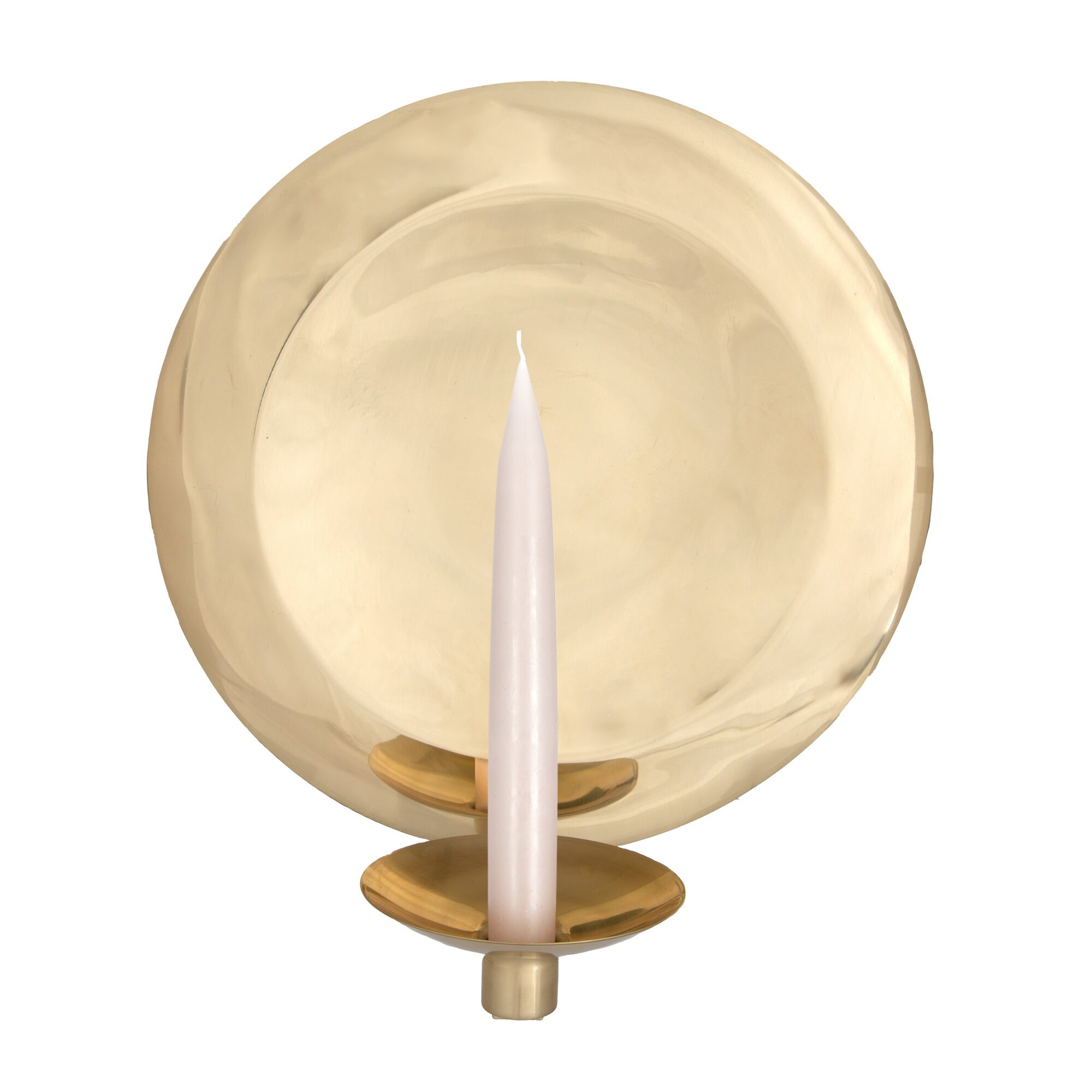 Aarikka Uusikuu kynttilälampetti, messinki | Finnish Design Shop