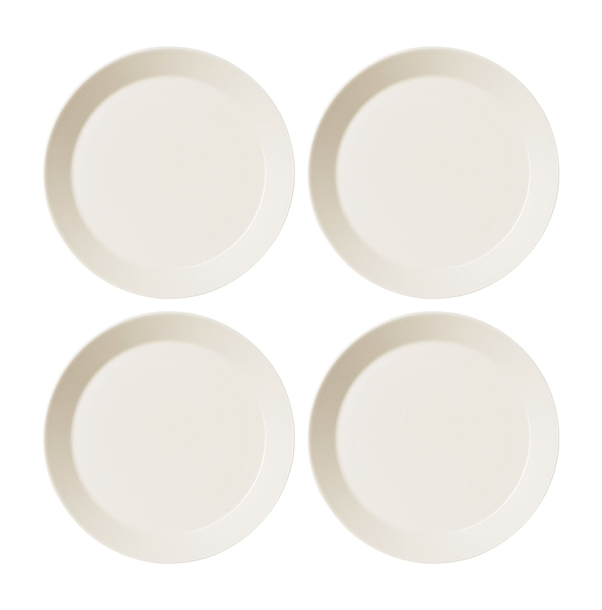 Iittala Teema plate 26 cm, white, 4 pcs | Finnish Design Shop