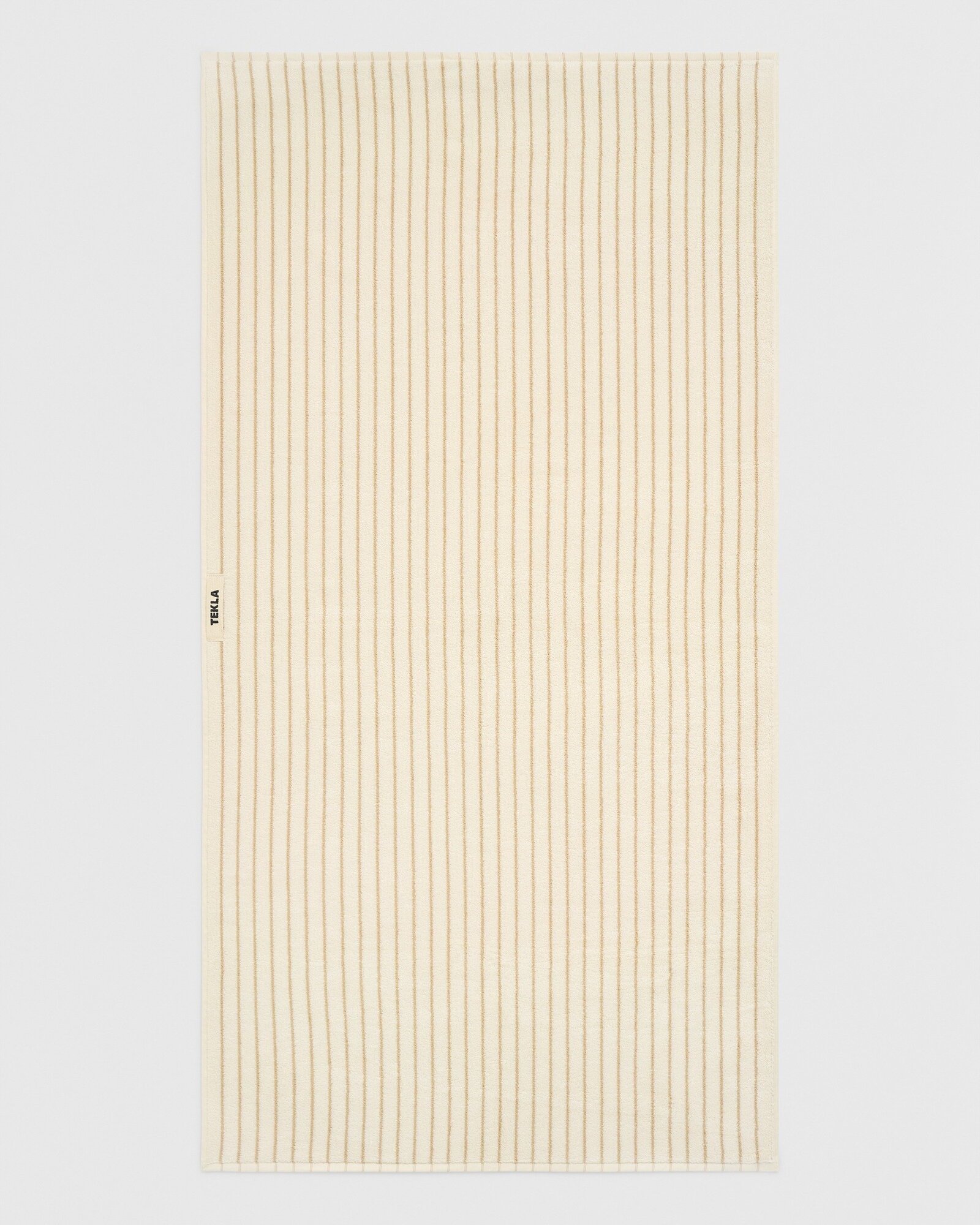 Tekla Terry towel, sienna stripes | Finnish Design Shop