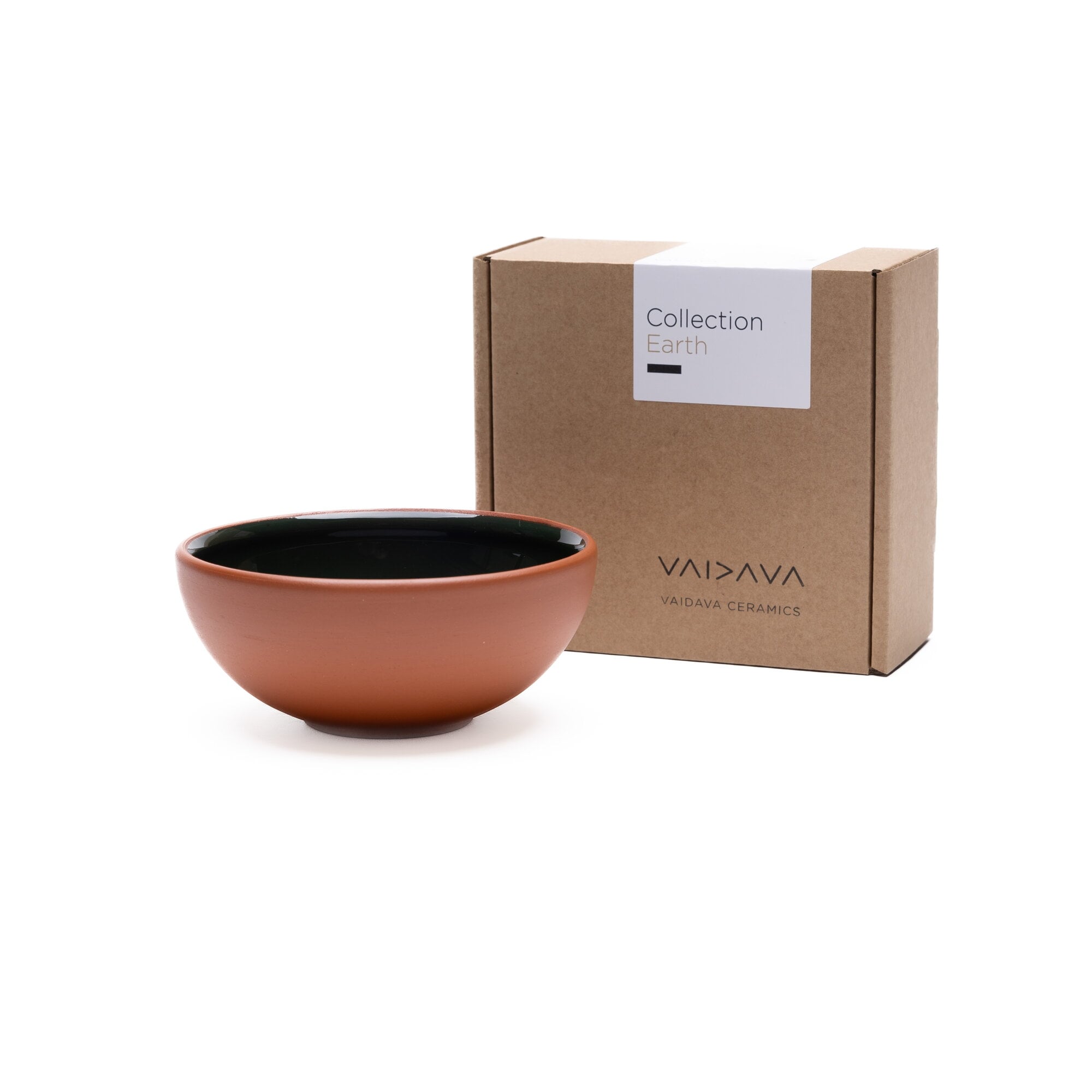Vaidava Ceramics Earth bowl 0,3 L, moss green | Finnish Design Shop