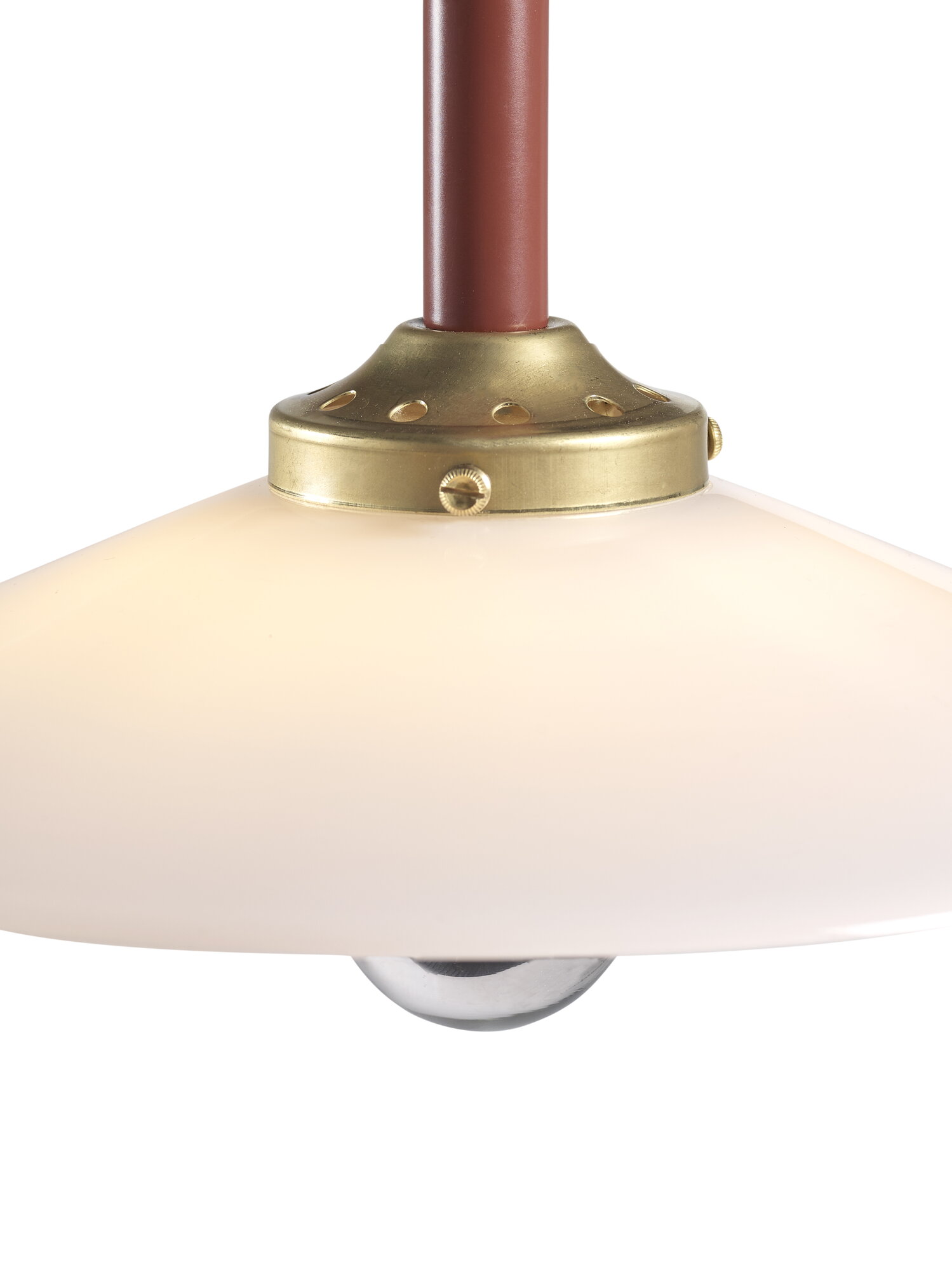 valerie_objects Stålampe Marble N°2, menie red | Finnish Design Shop