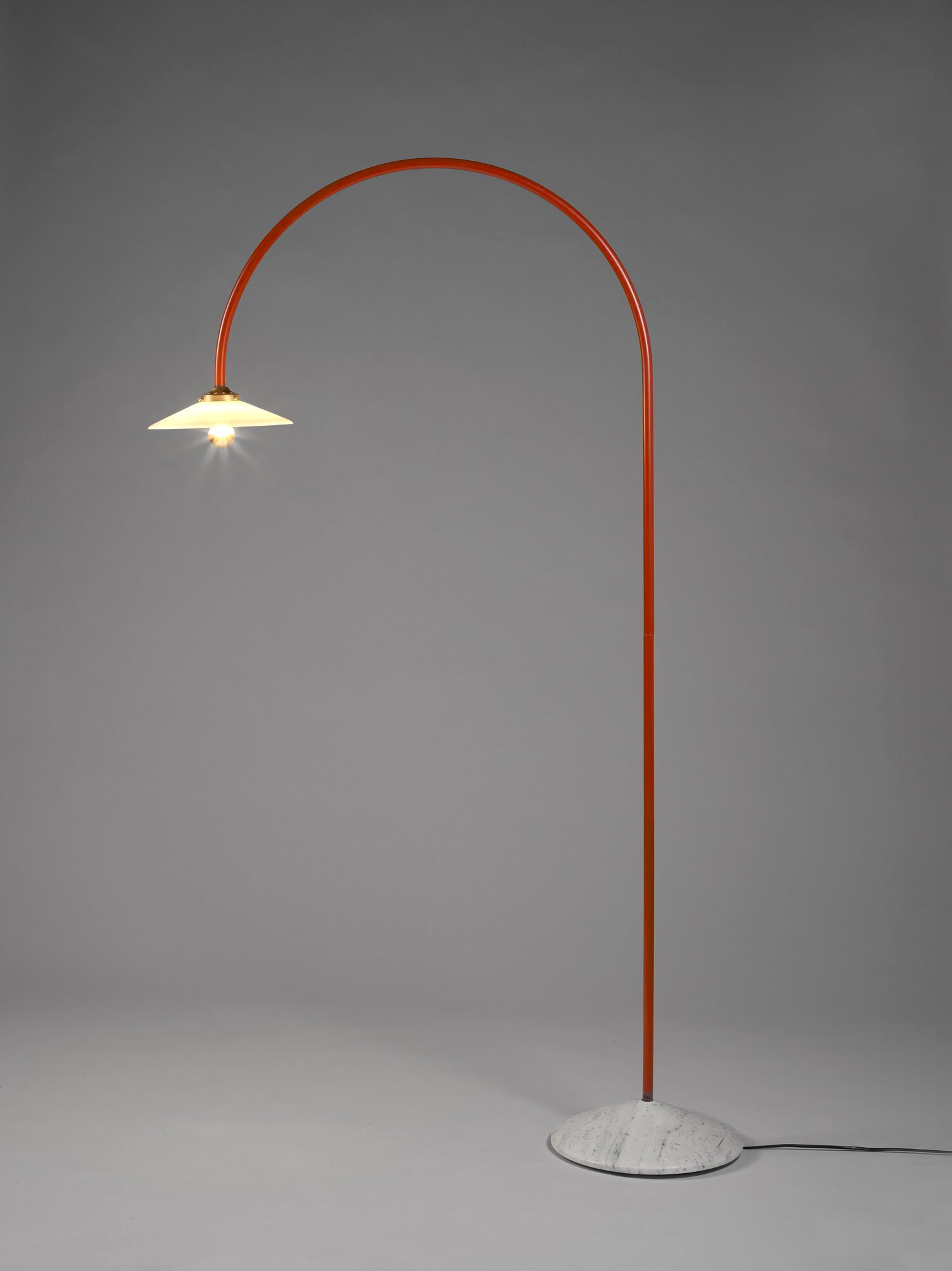 valerie_objects Standing Lamp Marble N°2, red | Finnish Design Shop