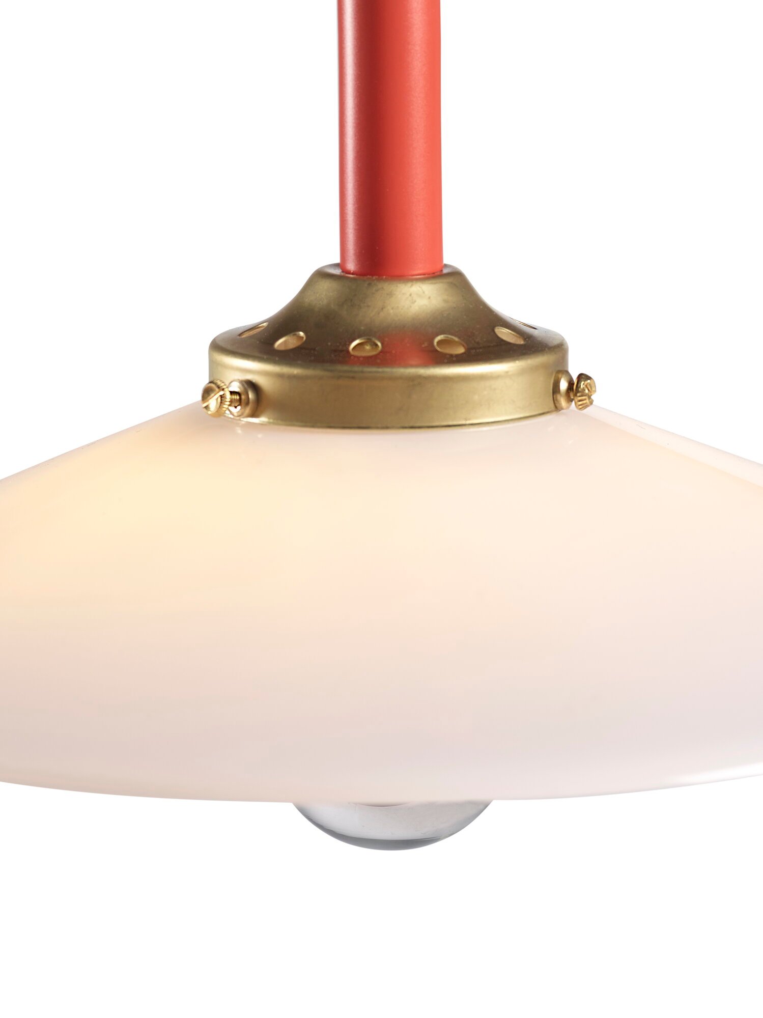 valerie_objects Standing Lamp Marble N°1, red | Finnish Design Shop