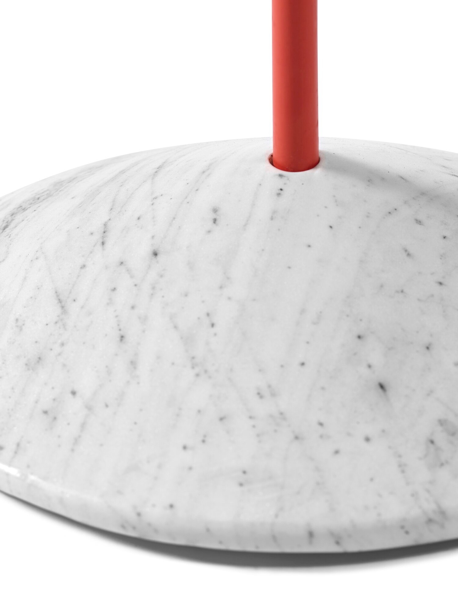 valerie_objects Standing Lamp Marble N°2, red | Finnish Design Shop