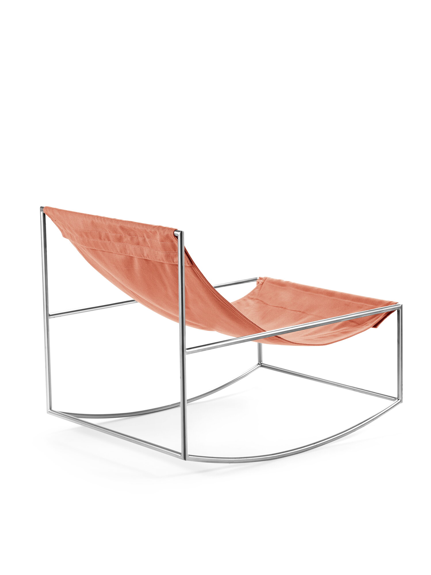 valerie_objects Rocking Chair, stainless steel - pink | Finnish Design ...