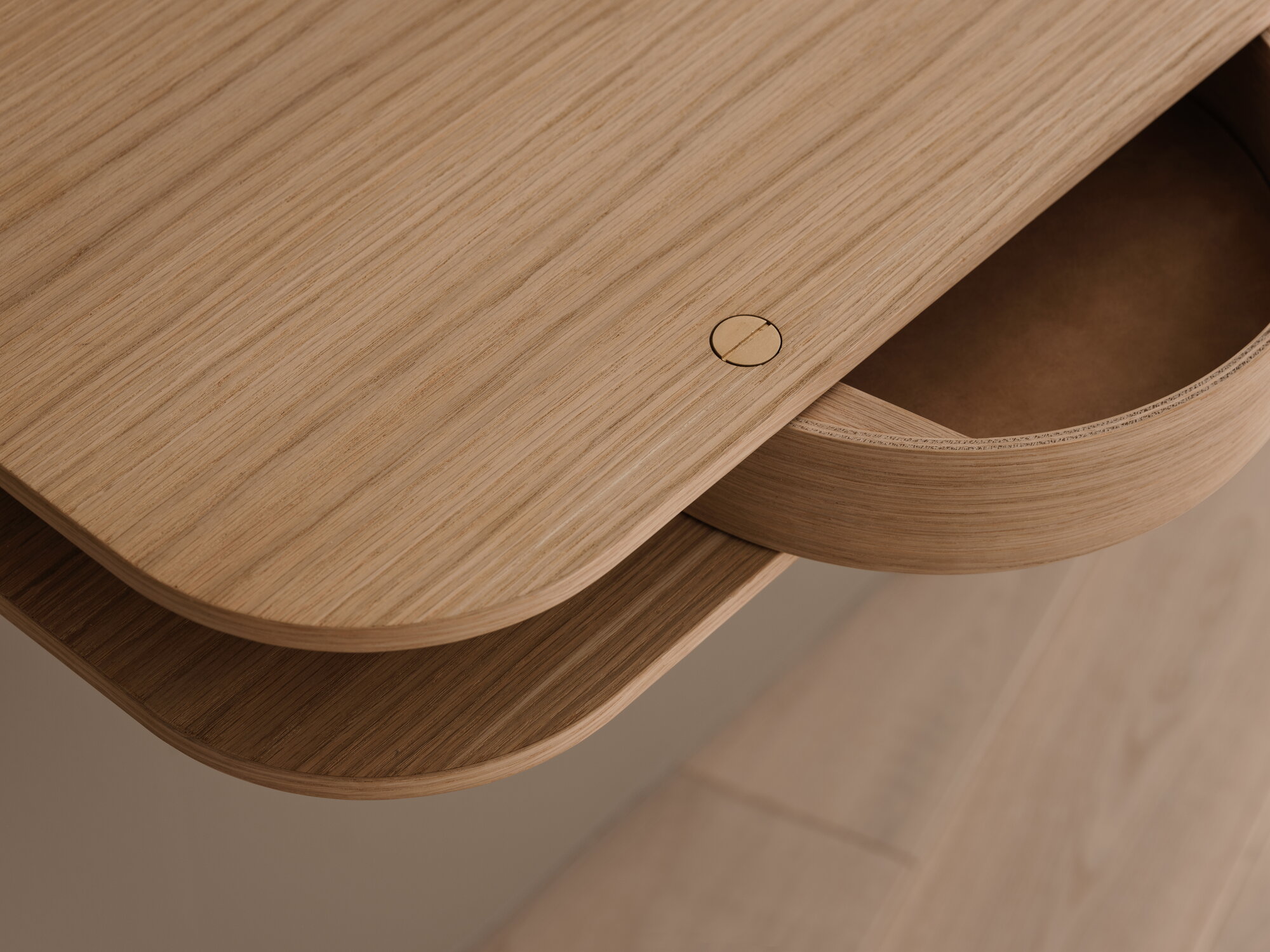 Northern Valet wall console, light oak | Finnish Design Shop