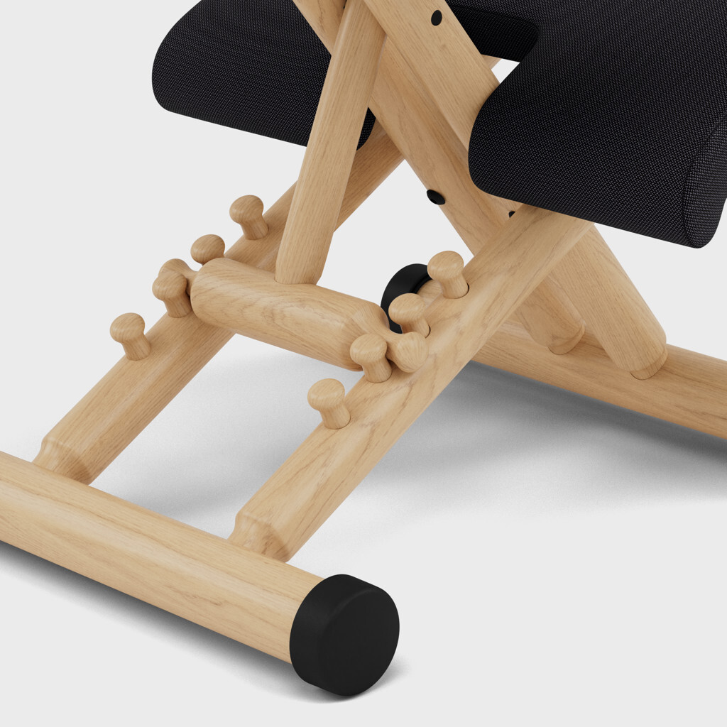 Varier Multi kneeling chair, natural beech - Revive 194 | Finnish ...