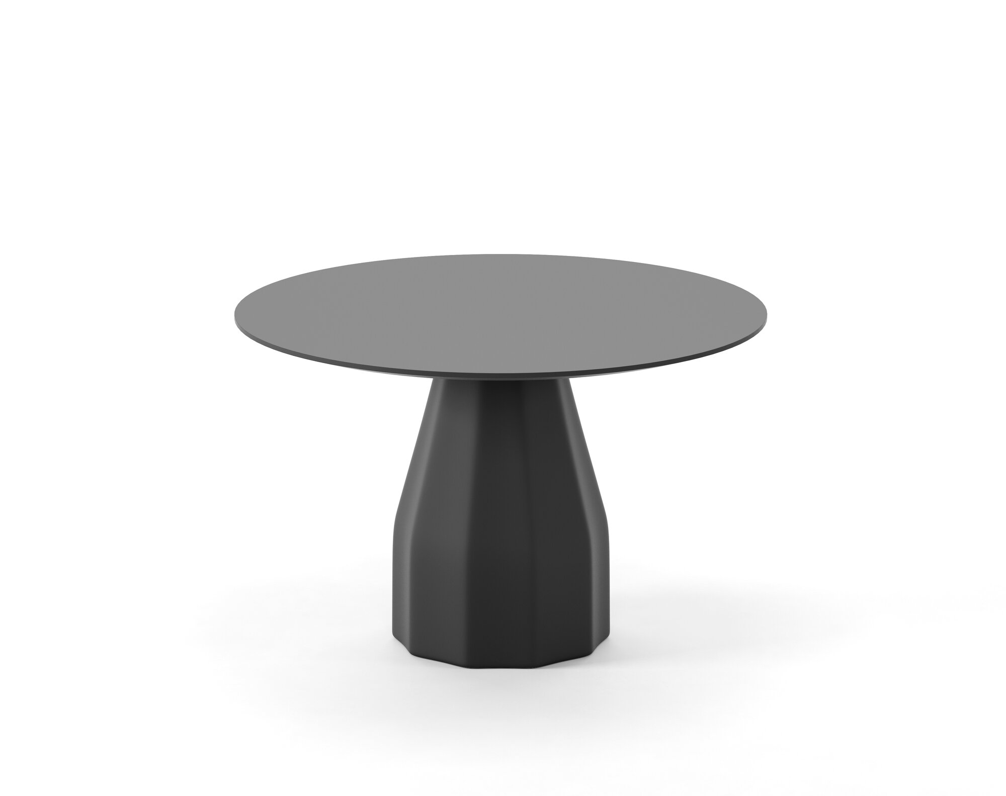 Viccarbe Burin table, 120 cm, black - black laminate | Finnish Design ...