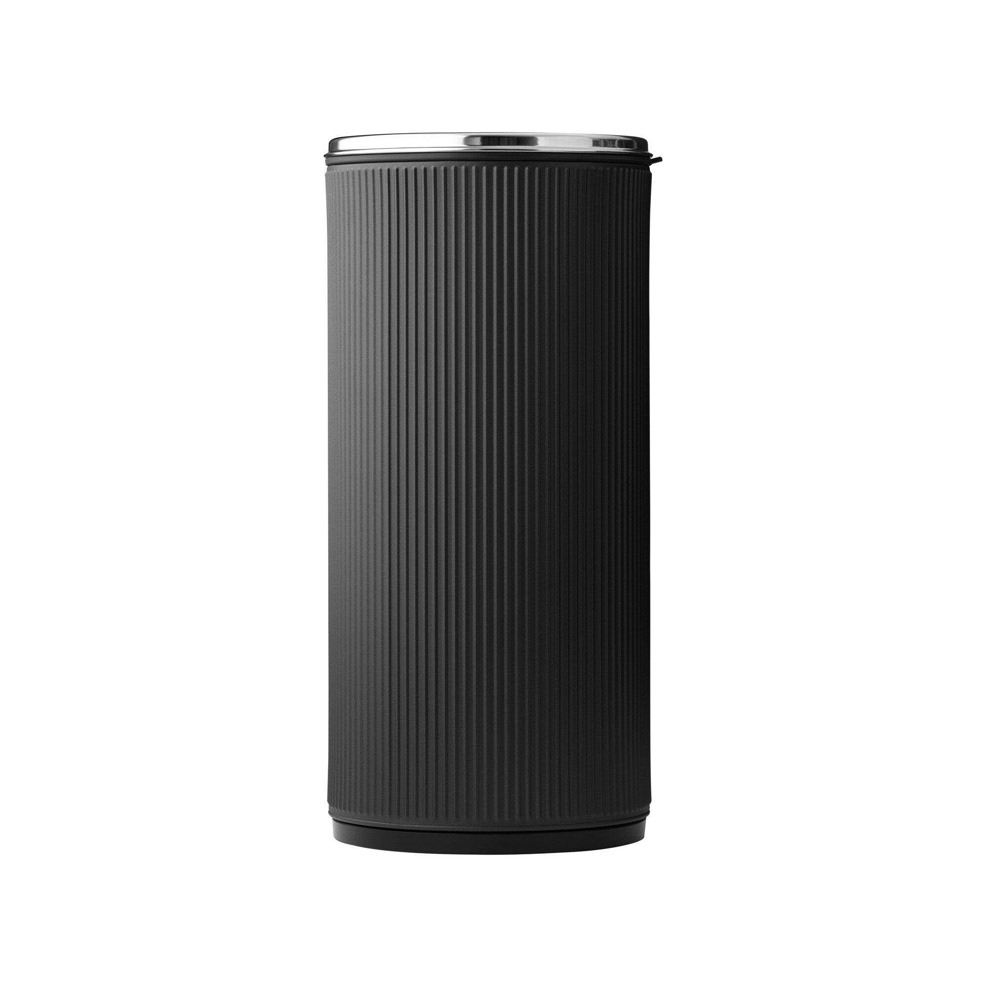 VIPP18 roskakori, 22 L, musta - kiillotettu reunus | Finnish Design Shop