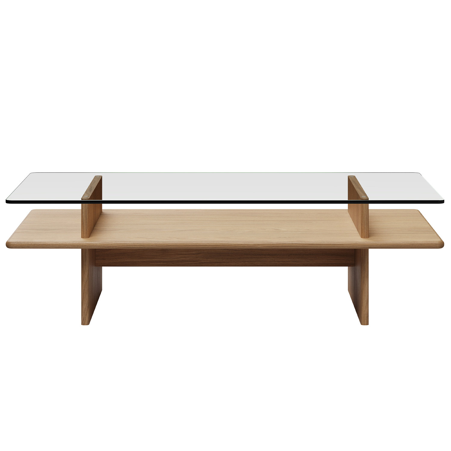 Woud Parallel coffee table, 60 x 120 cm, white lacquered oak | Finnish ...
