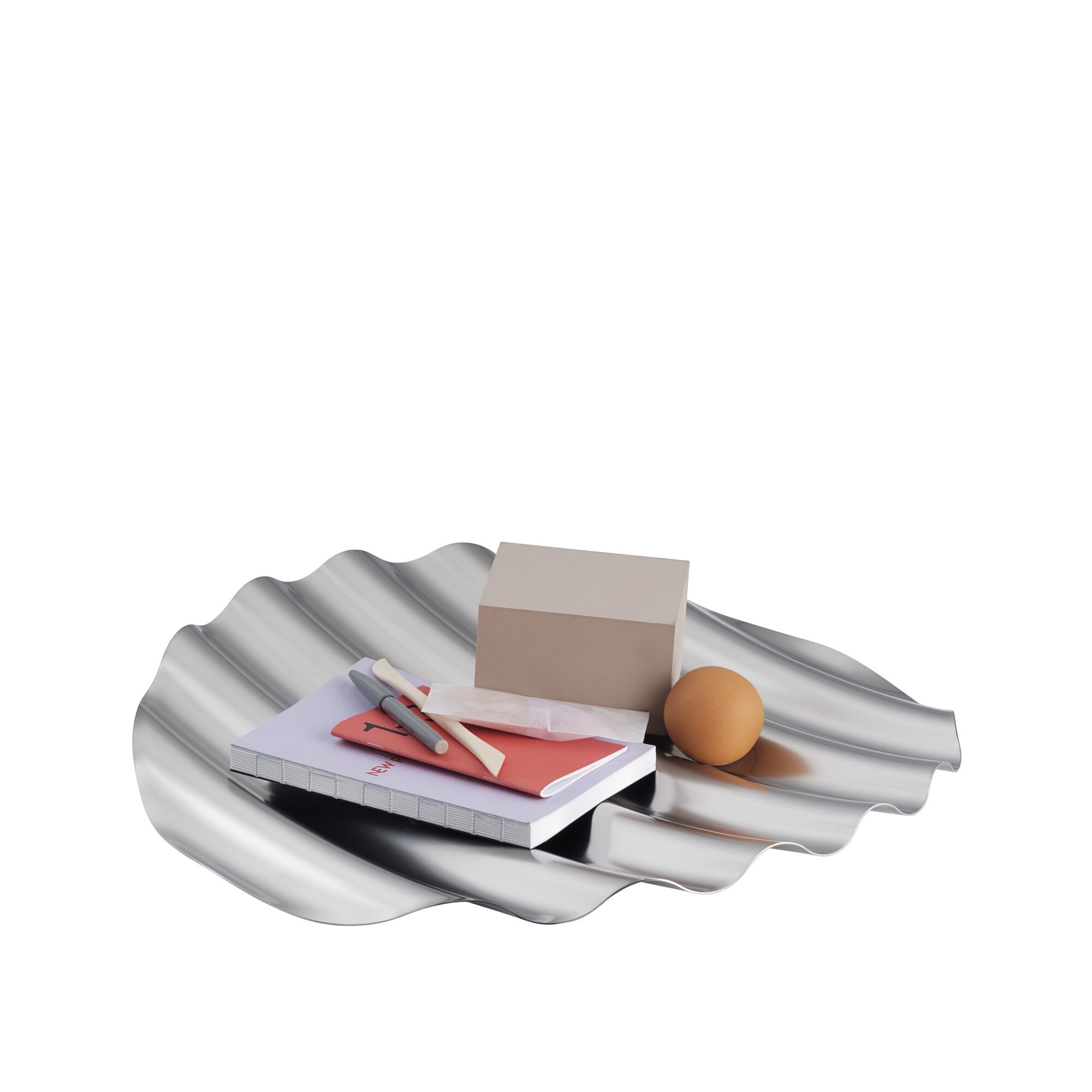 Muuto Wave tray, 50 cm, steel | Finnish Design Shop