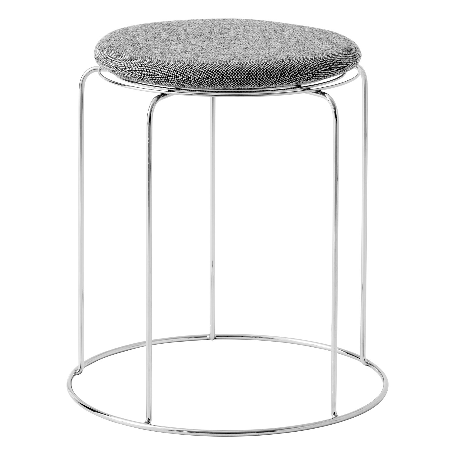 &Tradition Wire Stool VP11 jakkaran istuintyyny, Hallingdal 126 harmaa ...