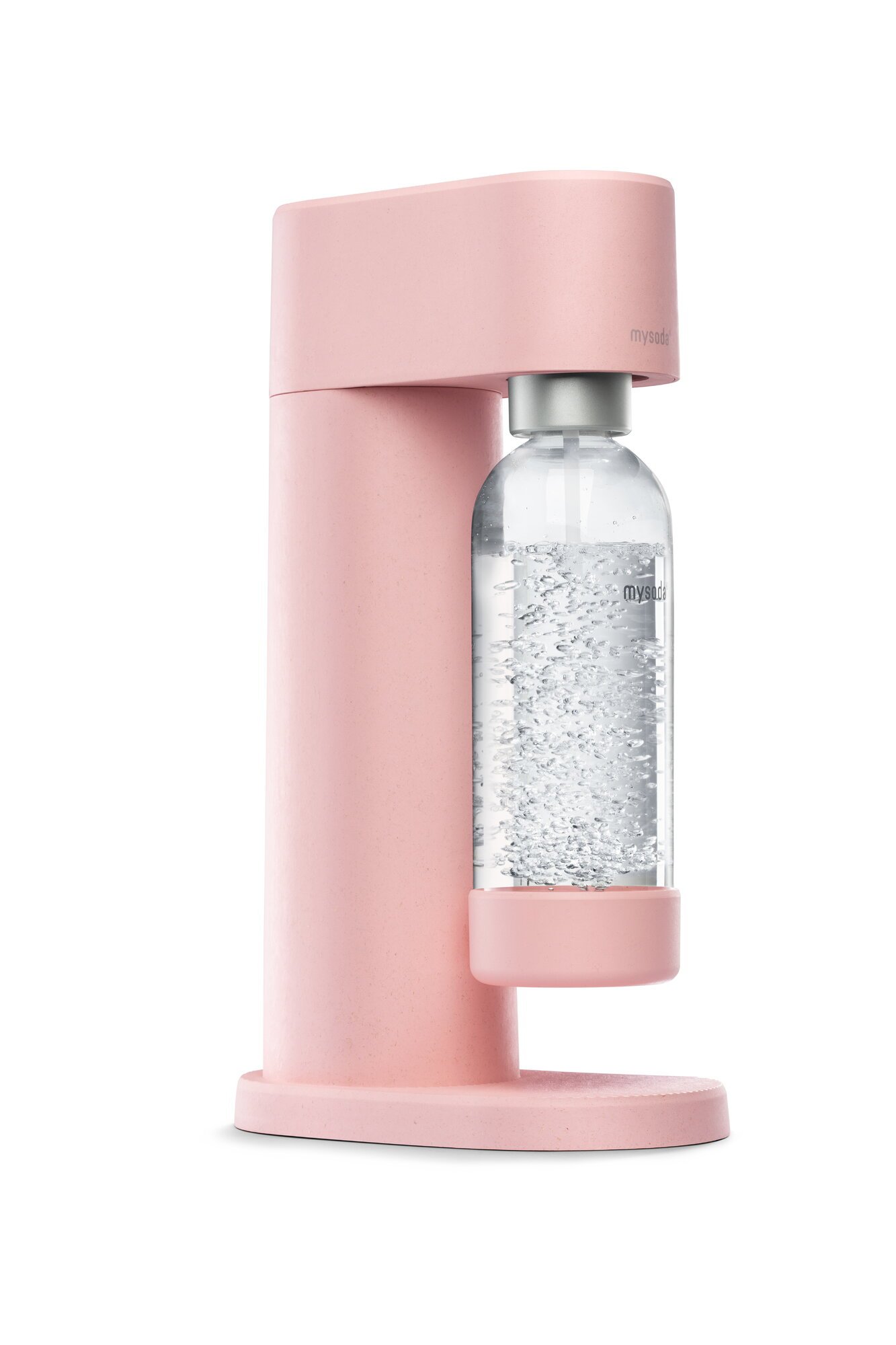 Mysoda Woody sparkling water maker, pink | Finnish Design Shop UK