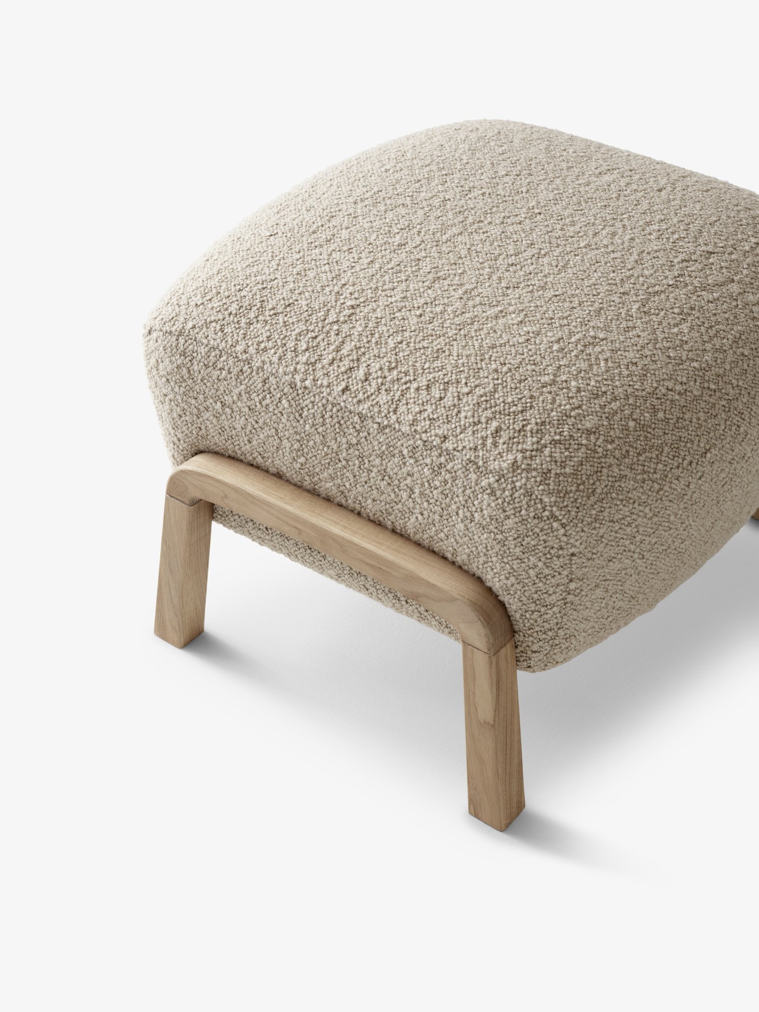 &Tradition Wulff ATD2 lounge chair and ATD3 pouf, Karakorum 003 - oak ...