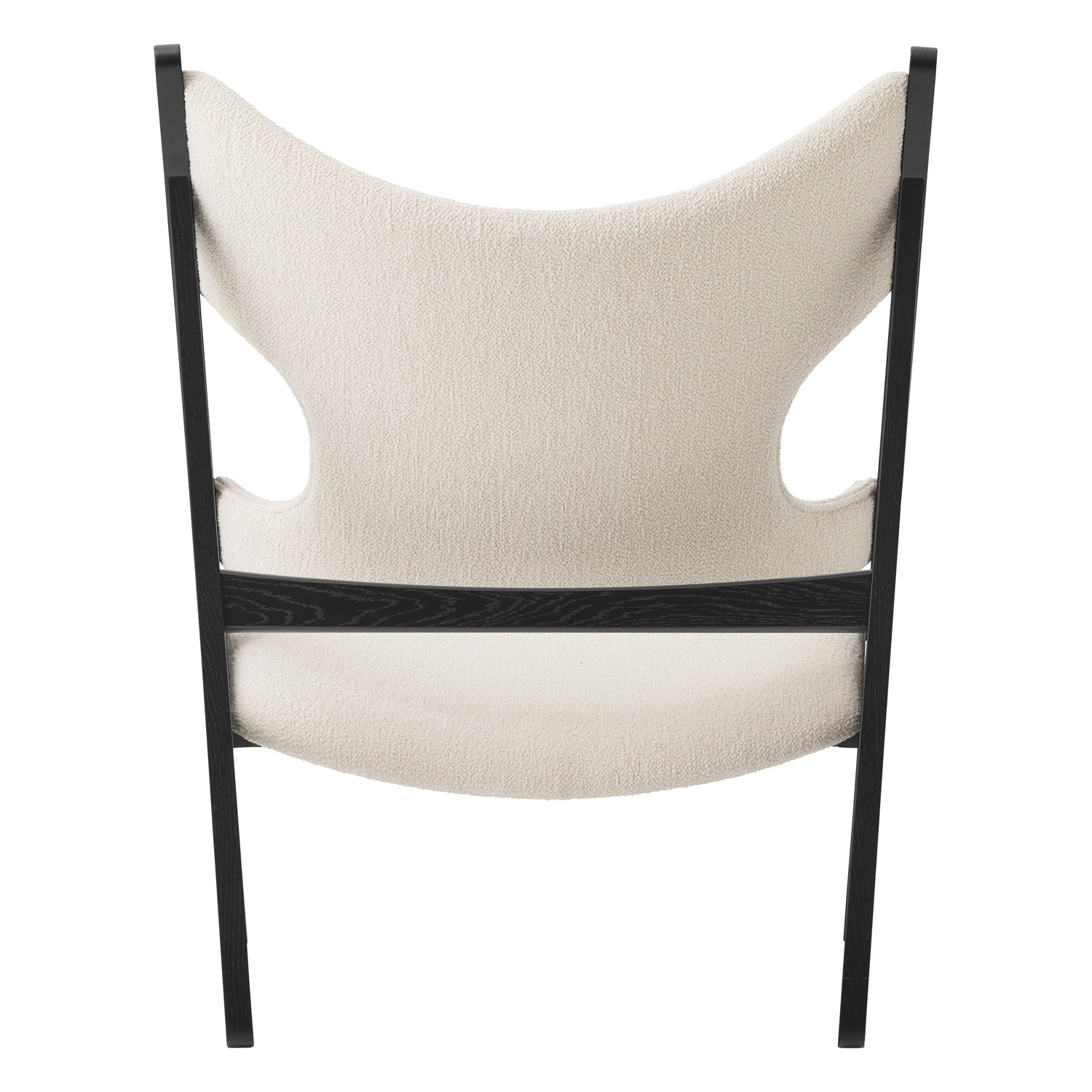 Audo Copenhagen Knitting chair, black oak - Barnum Boucle 24 | Finnish ...