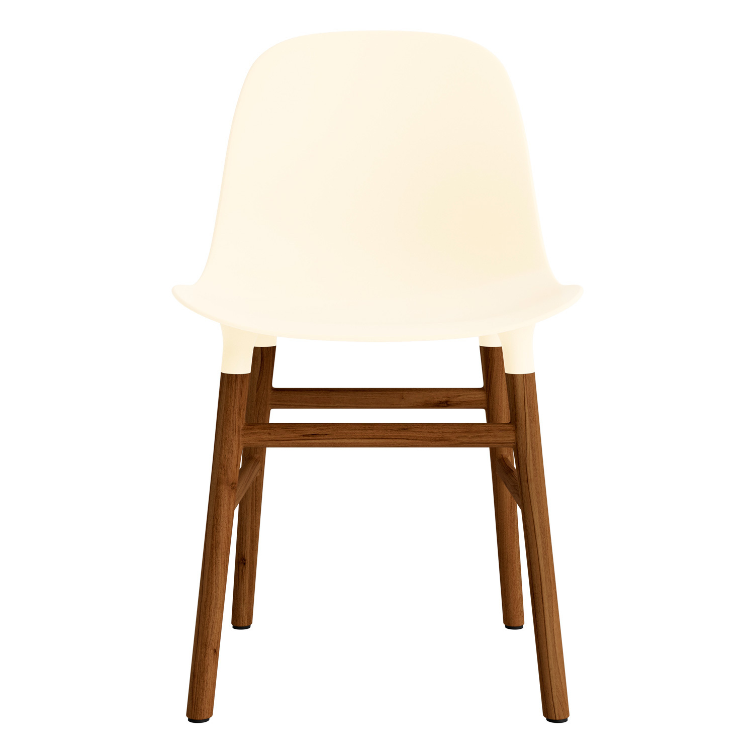 Normann Copenhagen Form chair, cream - walnut | Finnish Design Shop UK