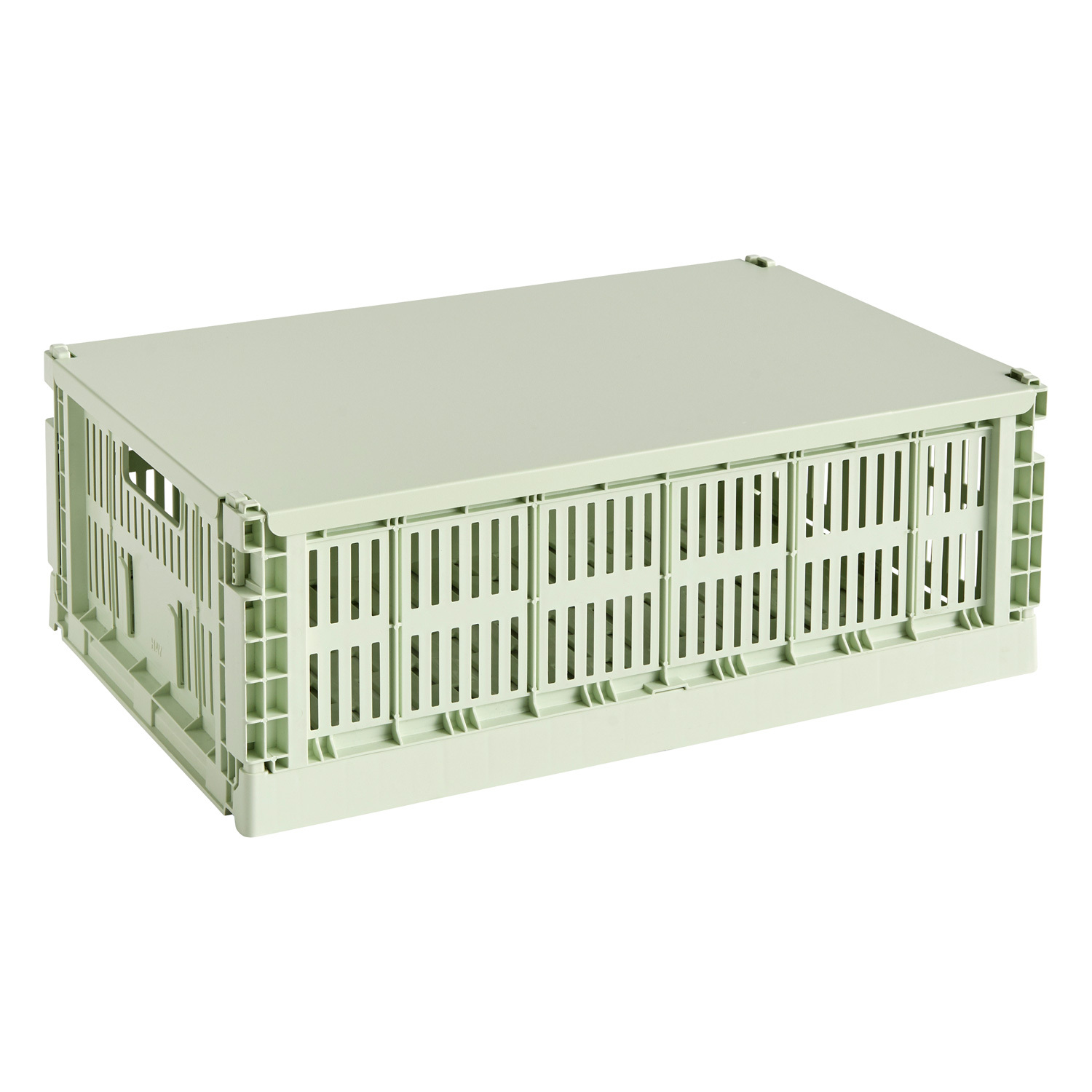HAY Colour Crate lid, L, steel, mint | Finnish Design Shop