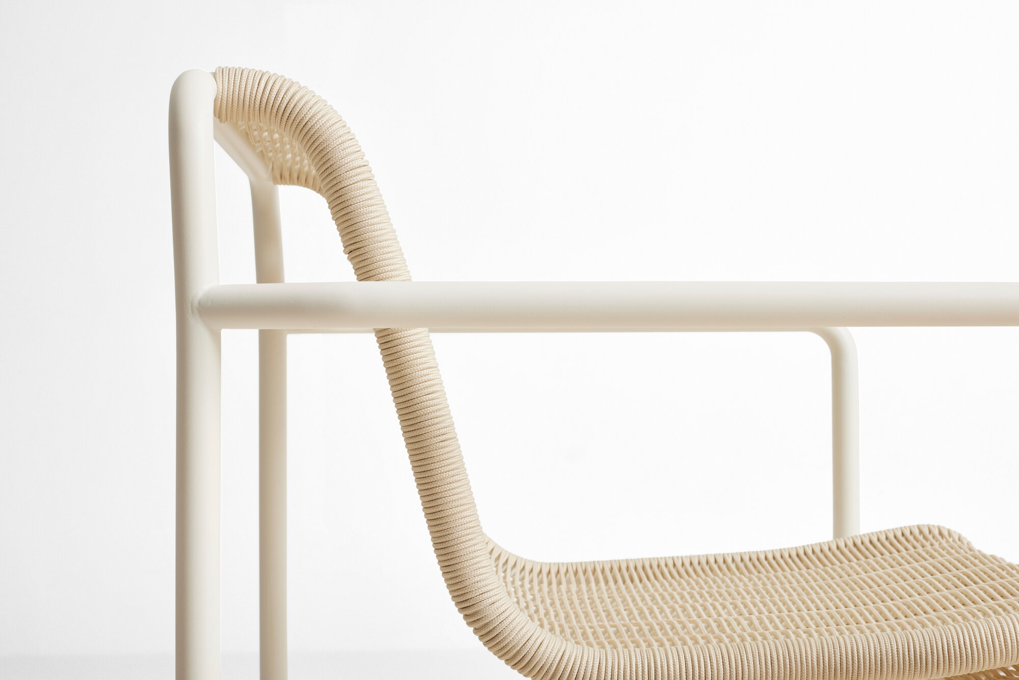 HAY Palissade Cord lounge chair, low, cream white | Finnish Design Shop CH