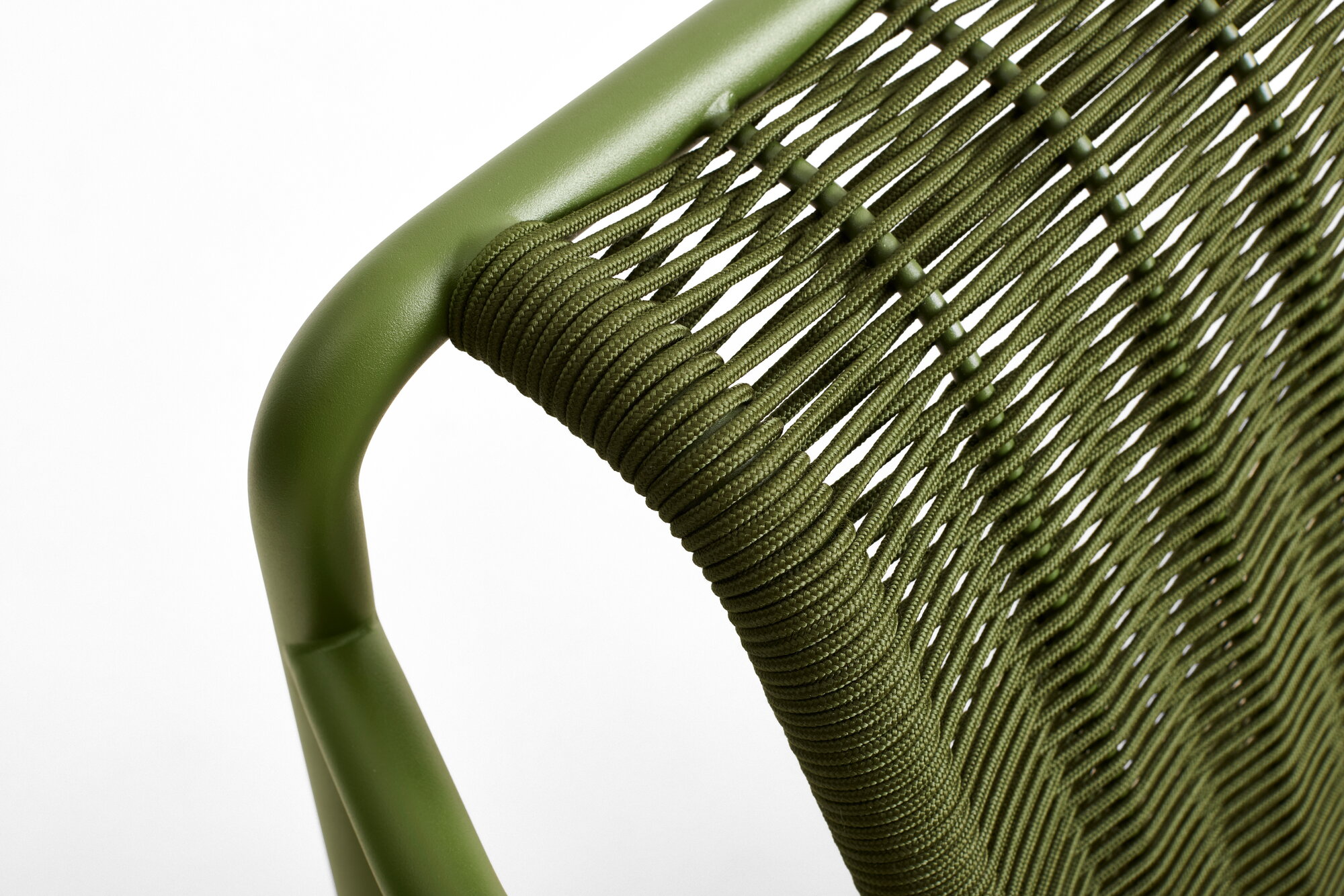HAY Palissade Cord lounge chair, low, olive | Finnish Design Shop