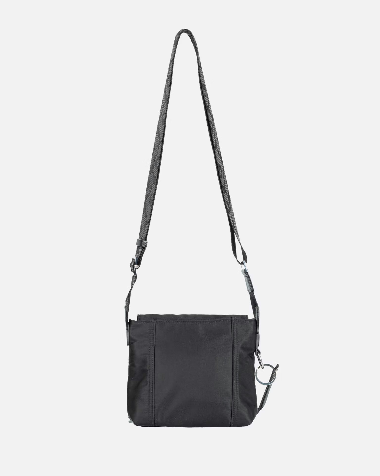 Marimekko Mini Messenger shoulder bag, solid black | Finnish Design Shop