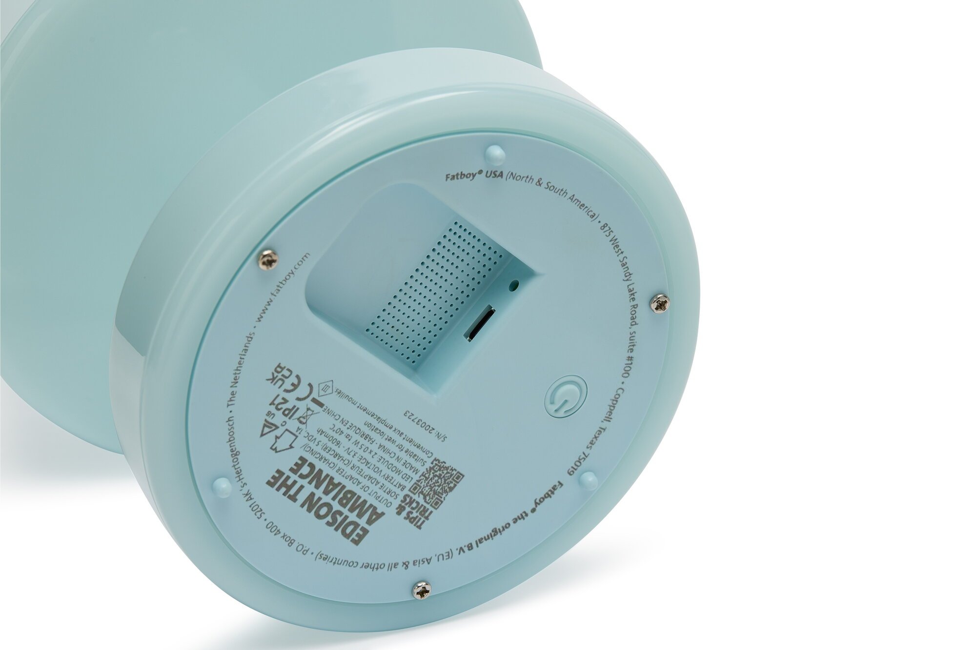 Fatboy Edison the Ambiance portable table lamp, polar blue | Finnish ...