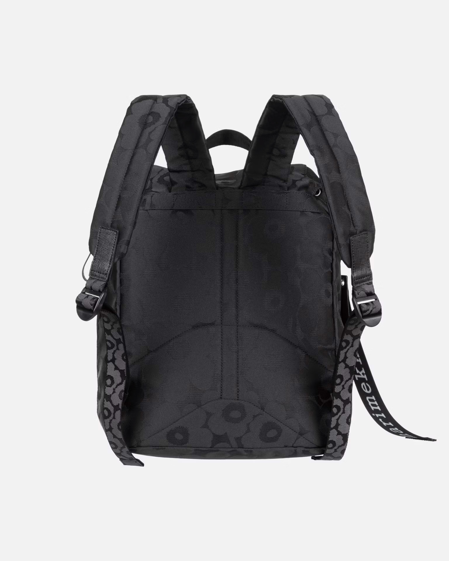 Marimekko Everything backpack, L, Unikko black | Finnish Design Shop UK
