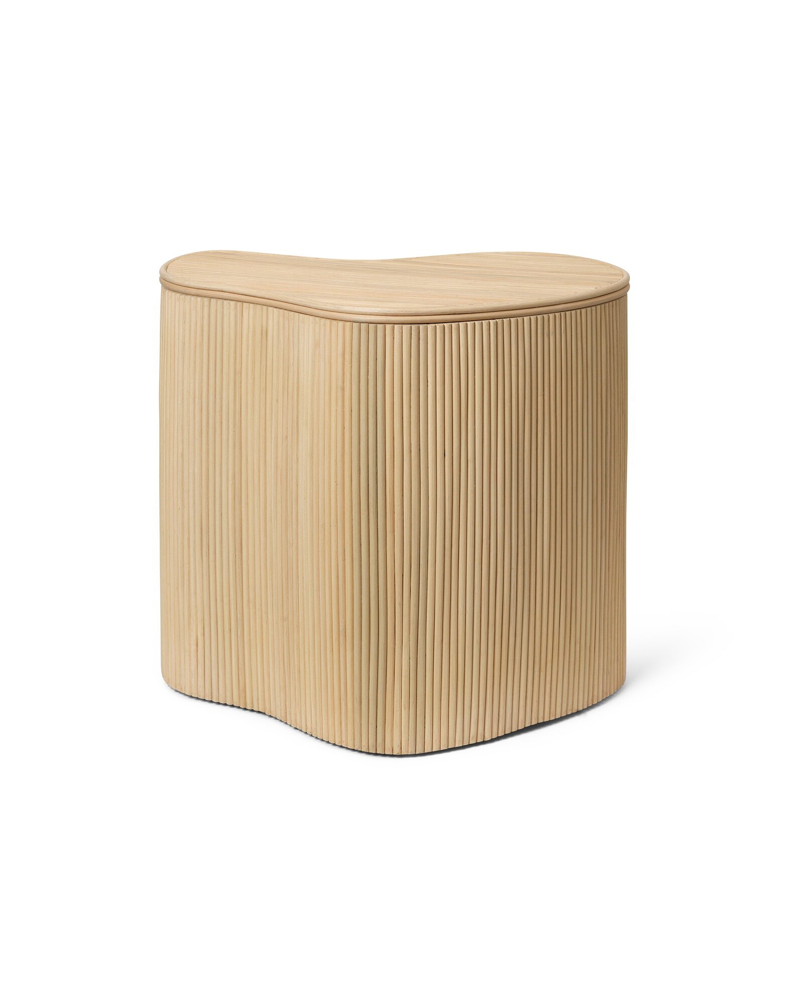 Ferm Living Isola storage table, 50 cm, natural | Finnish Design Shop UK