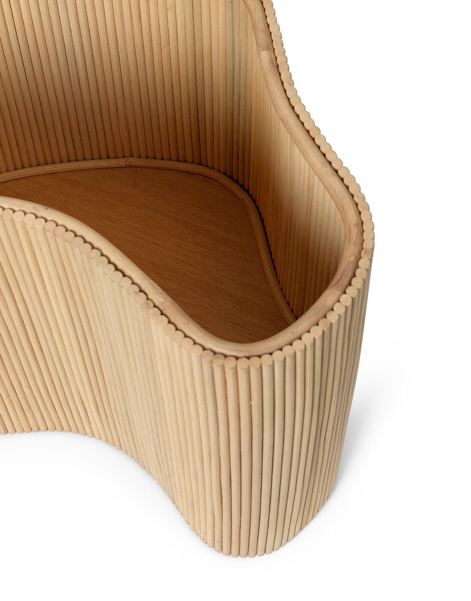 Ferm Living Isola storage table, 50 cm, natural | Finnish Design Shop UK