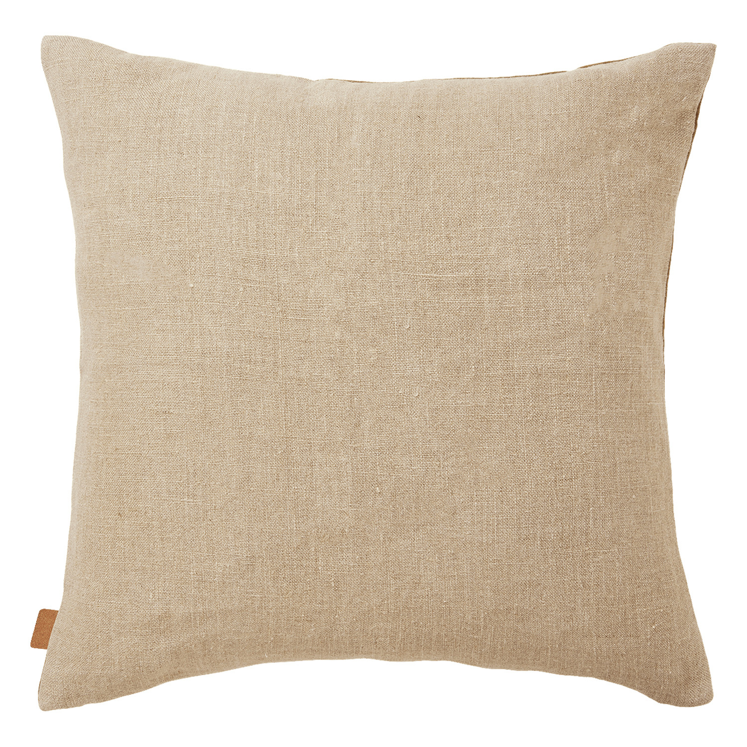 Ferm Living Senti Stripe tyynynpäällinen, 50 x 50 cm, linen - carob ...