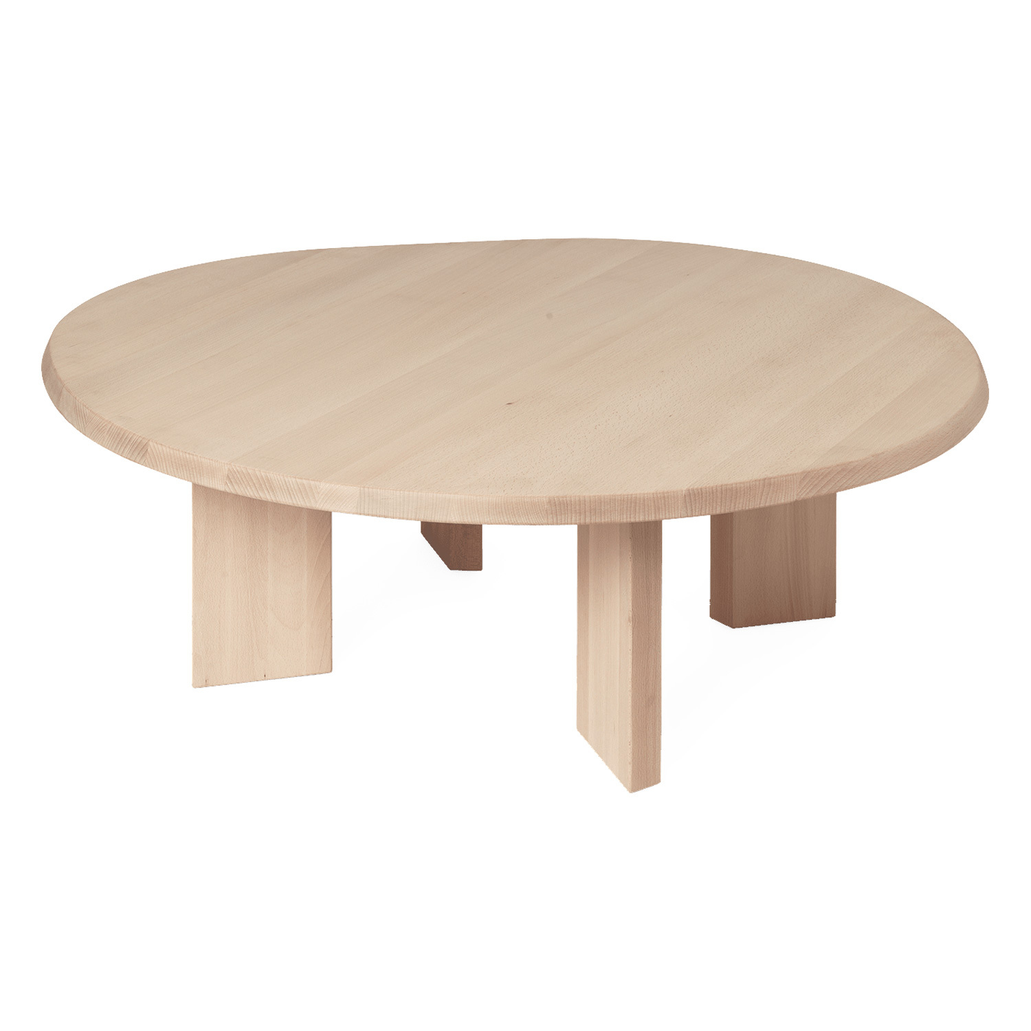 Ferm Living Table basse Tarn, hêtre huilé blanc | Finnish Design Shop