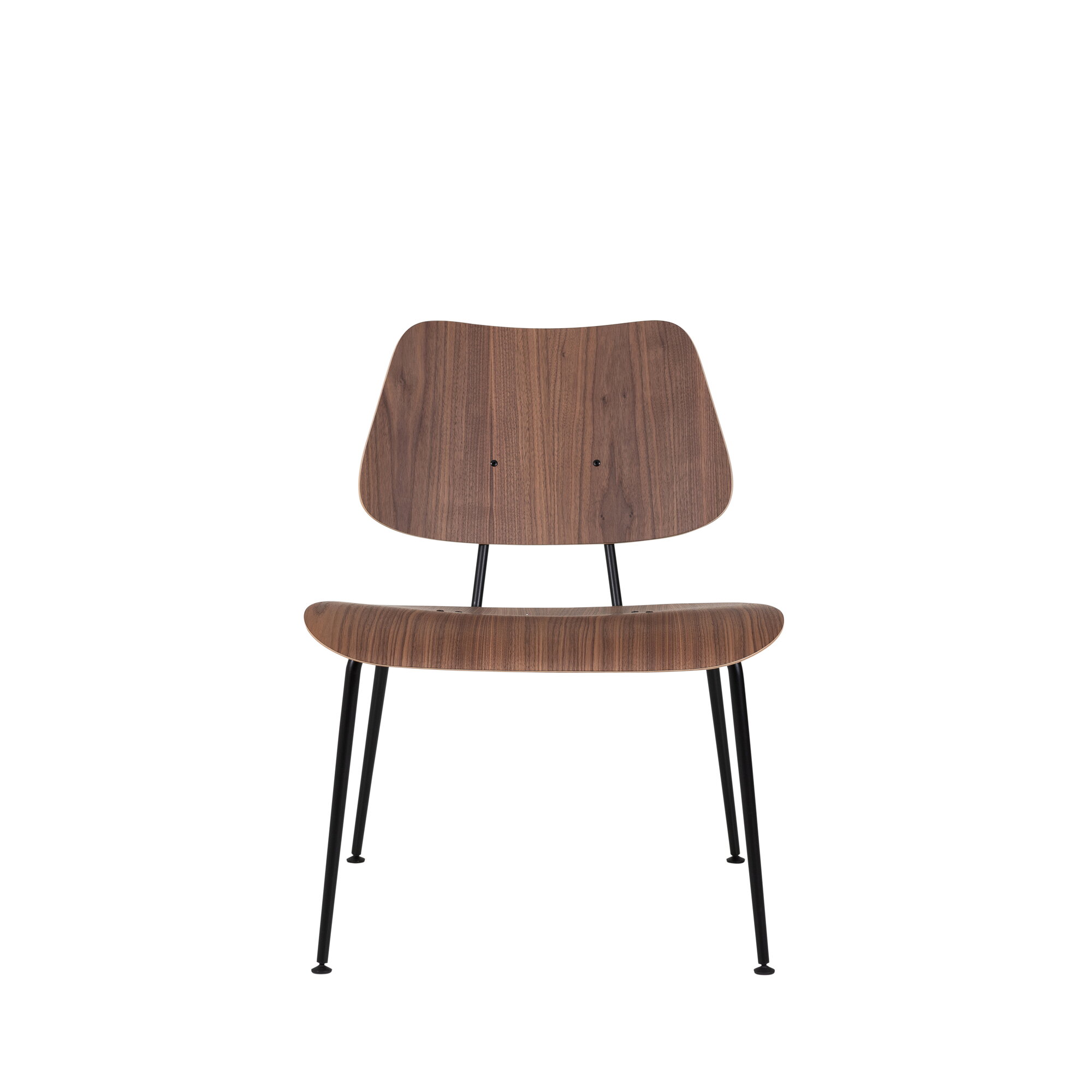 Labofa Heritage 15.1 lounge chair, walnut - black | Finnish Design Shop