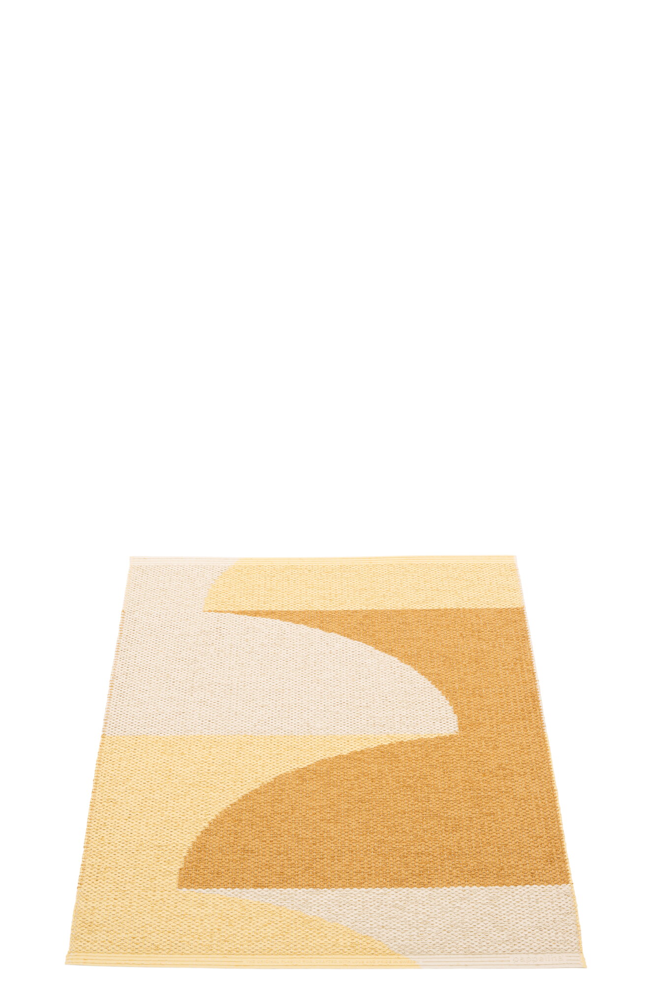 Pappelina Hill rug, 70 x 90 cm, ochre - pale yellow - cream | Finnish ...