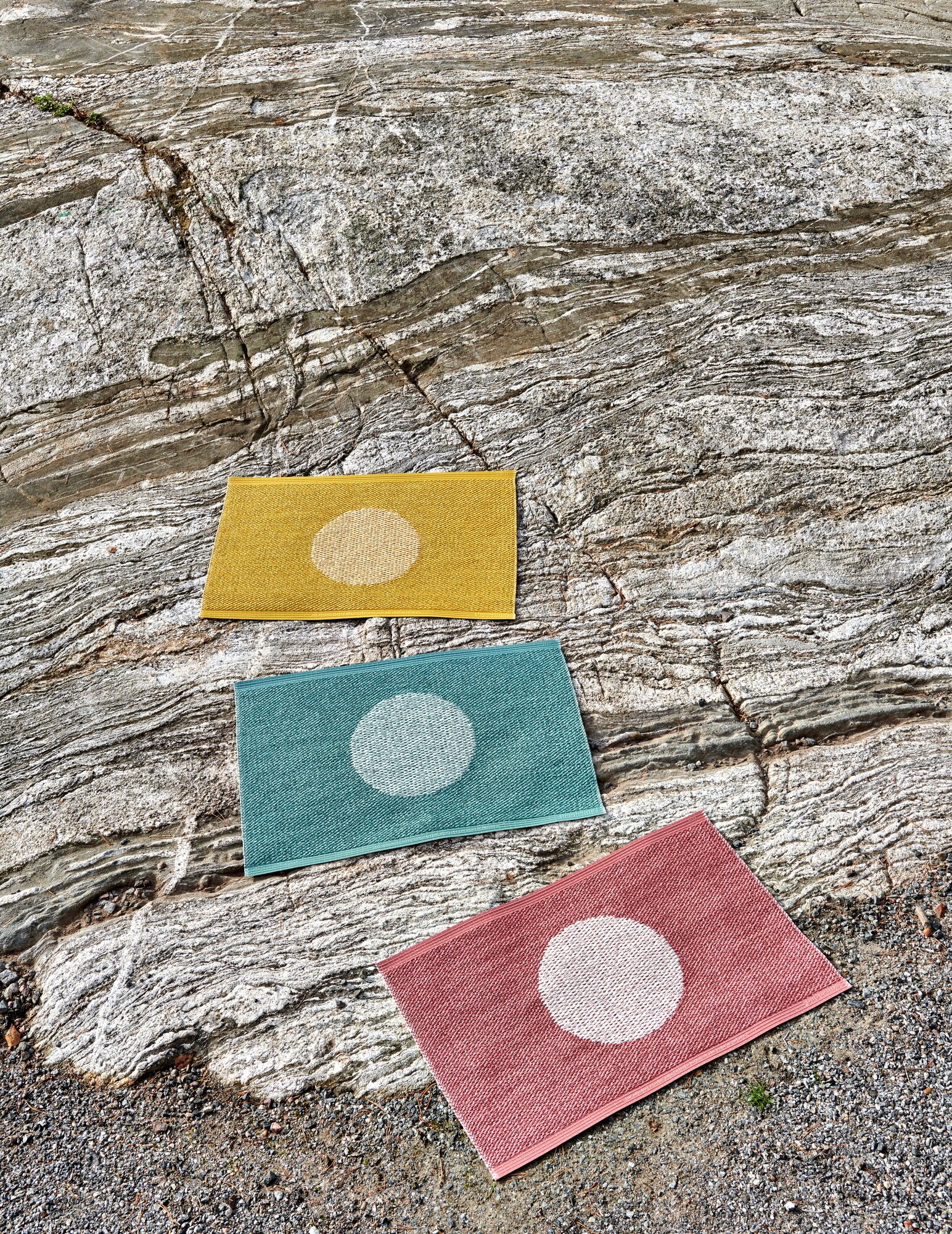 Pappelina Vera Pop rug, 70 x 50 cm, jade - pale turquoise | Finnish ...