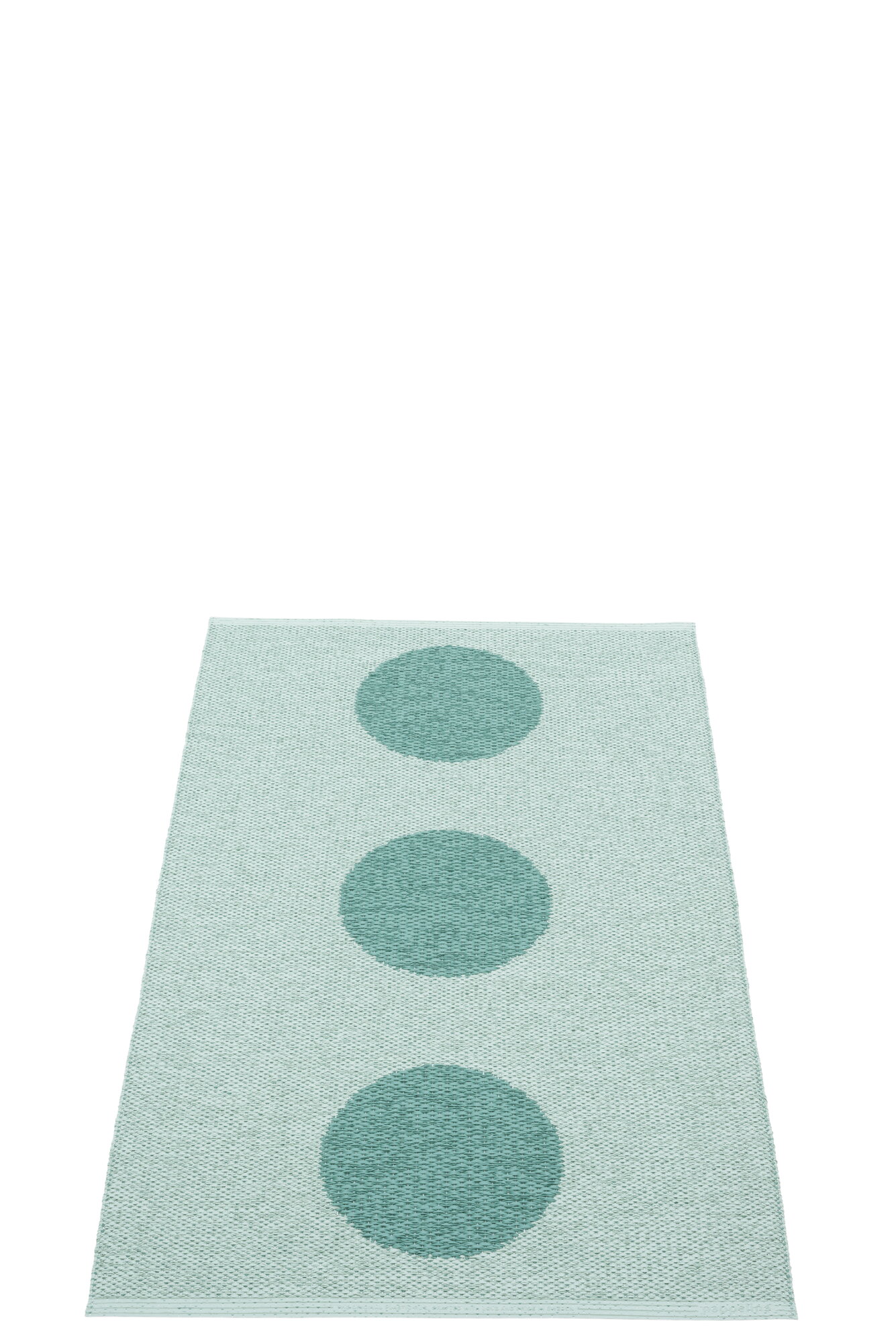 Pappelina Vera Pop rug, 70 x 120 cm, jade - pale turquoise | Finnish ...