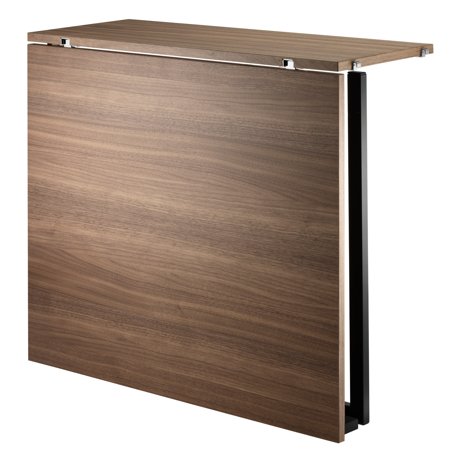 String Furniture String folding table, walnut - black | Finnish Design Shop