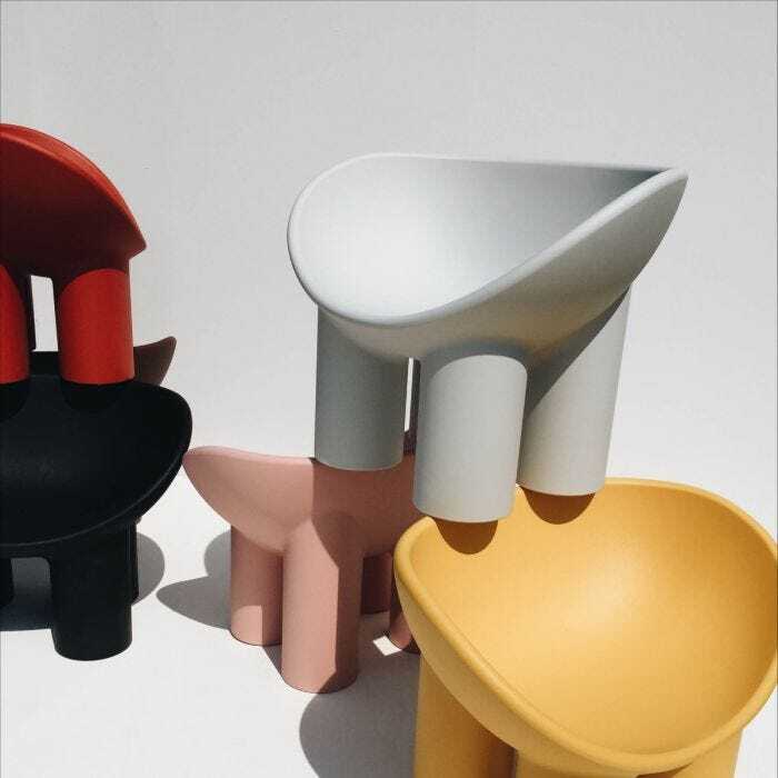 Driade Roly Poly armchair, ochre yellow | Finnish Design Shop