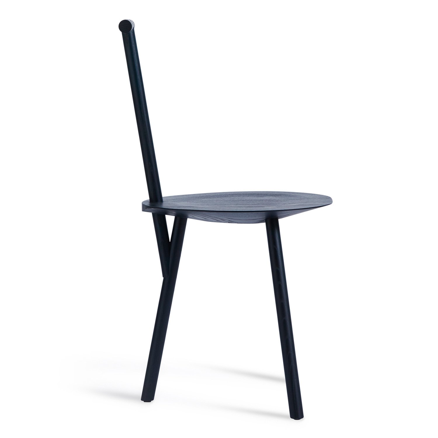 PLEASE WAIT to be SEATED Spade chair, navy blue | Finnish Design Shop