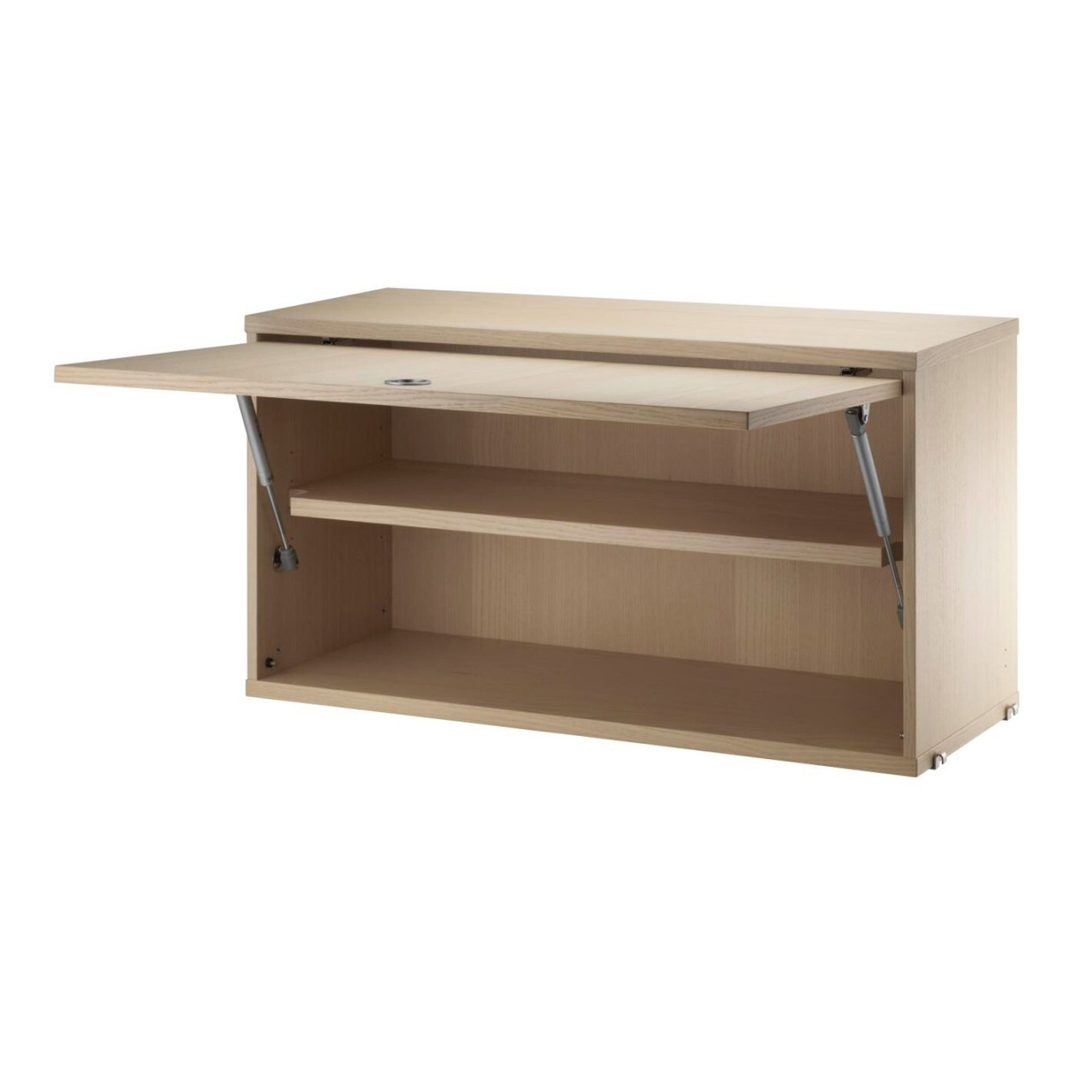 String Furniture String kaappi, nosto-ovi, 78 x 30 cm, saarni | Finnish ...