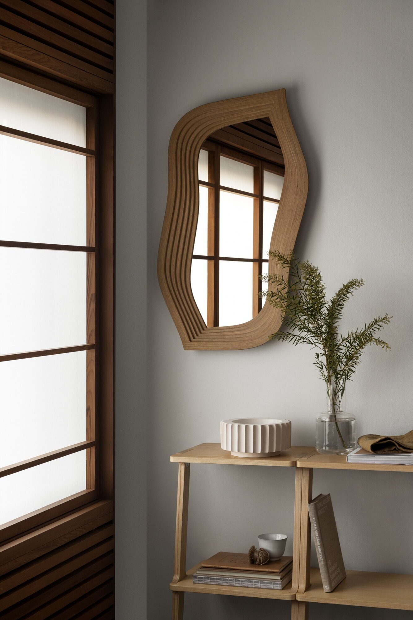 Swedese Mirror, 49 x 88 cm, oak | Finnish Design Shop UK