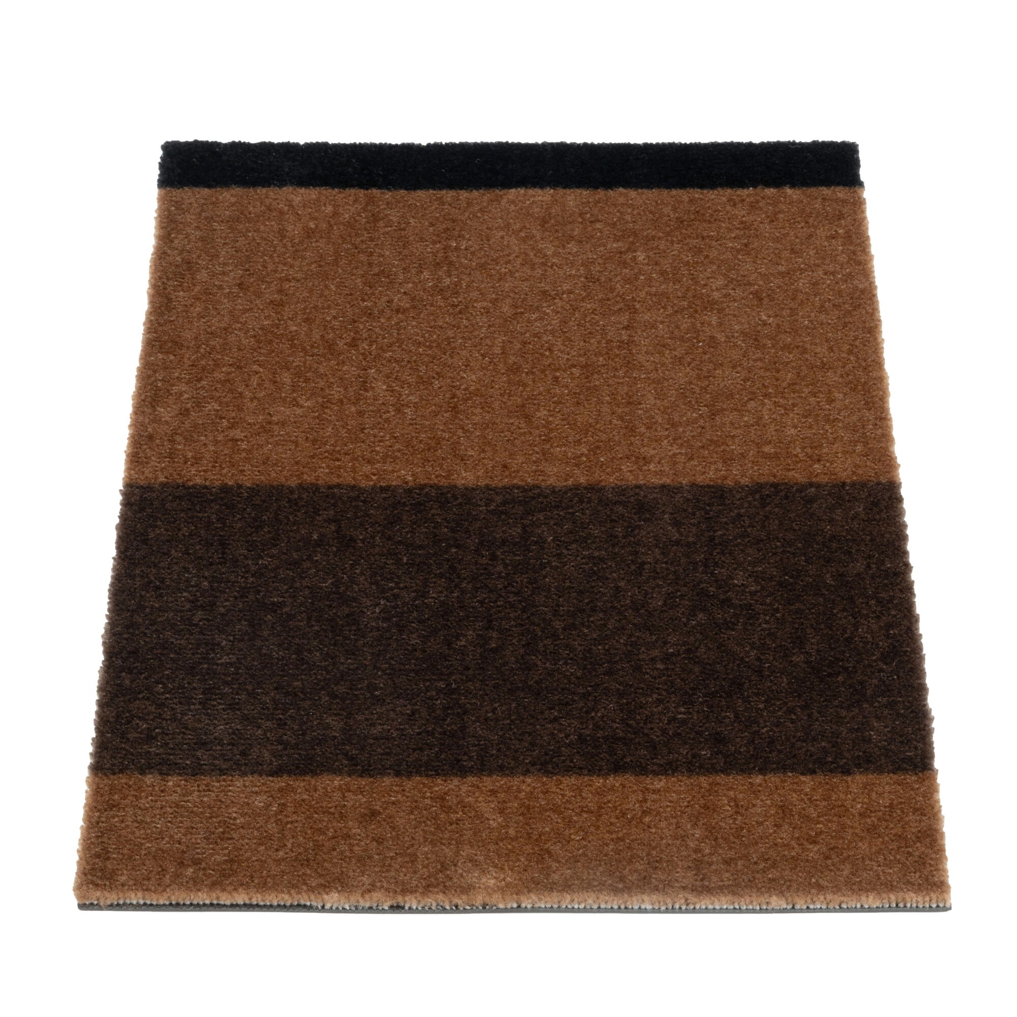 Tica Copenhagen Stripes horizontal rug, 40 x 60 cm, cognac - d.brown ...