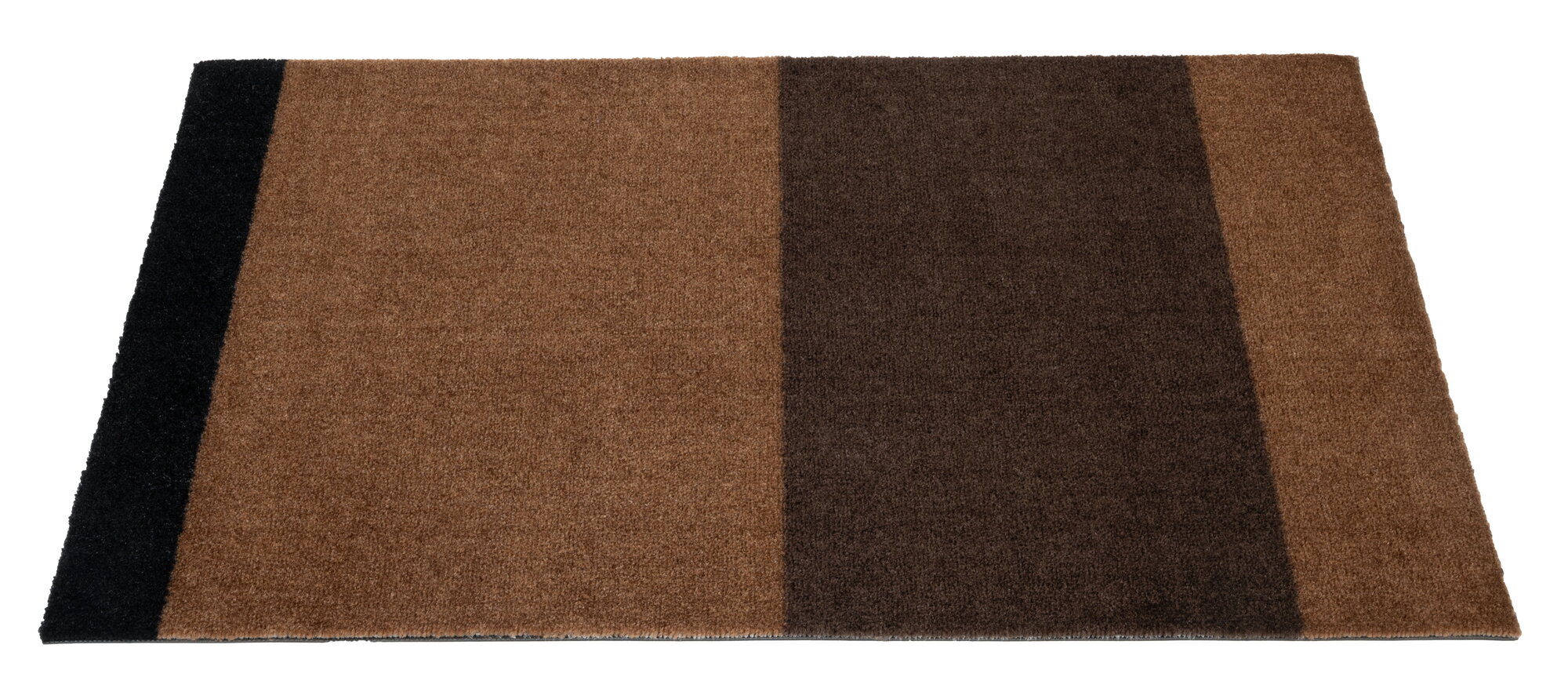 Tica Copenhagen Stripes horizontal rug, 60 x 90 cm, cognac - d.brown ...