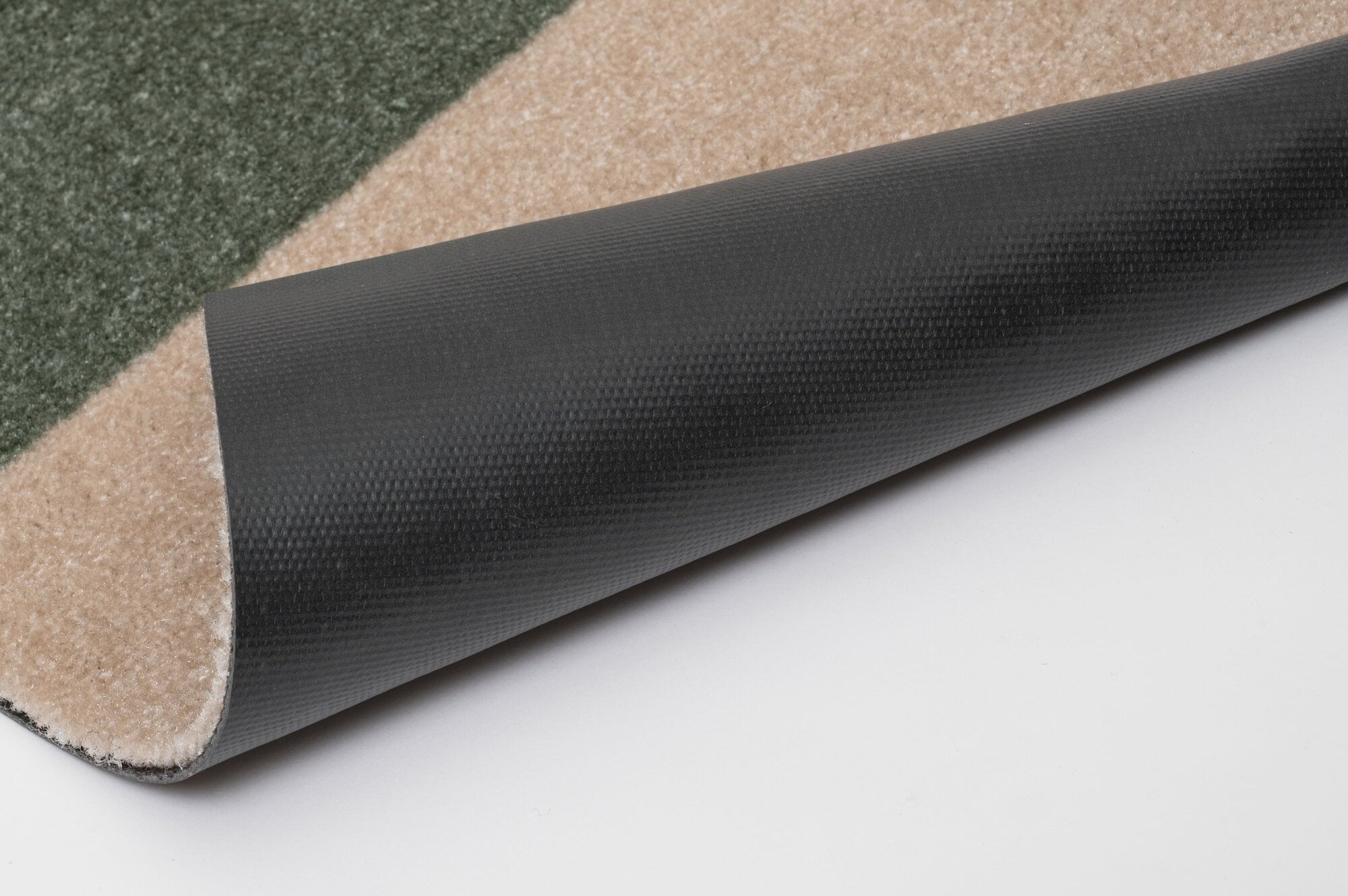 Tica Copenhagen Stripes horizontal matto, 60 x 90 cm, bordeaux - green - ivory | Finnish Design Shop