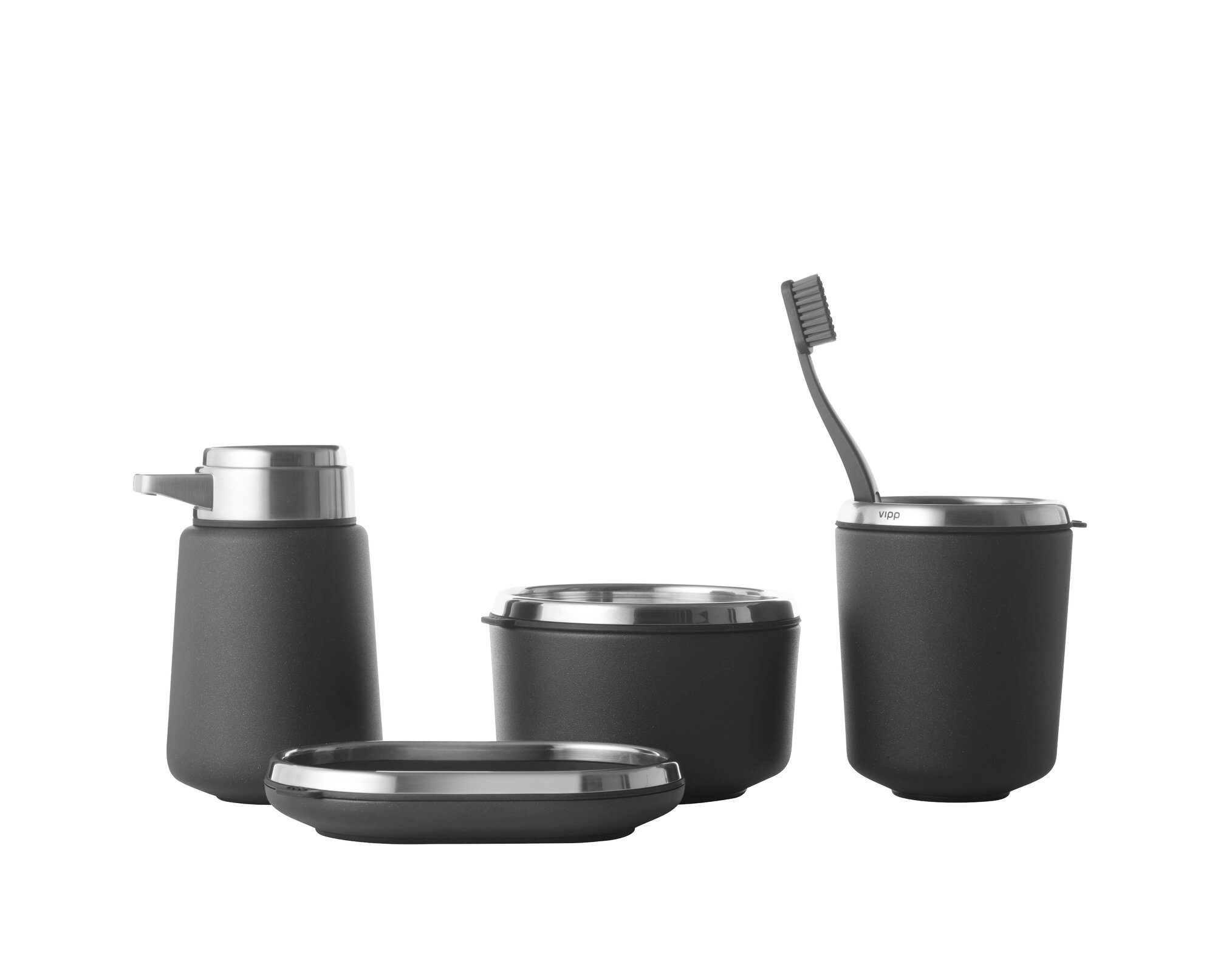 VIPP9 soap dispenser, black | Finnish Design Shop UK