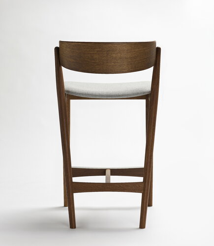 Sibast No 7 bar stool, 65 cm, smoked oak - grey Remix 123 | Finnish ...