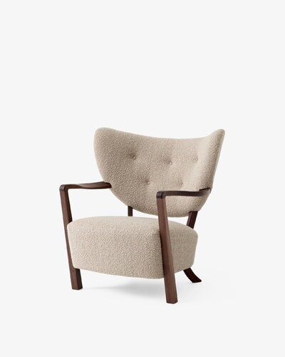 &Tradition Wulff ATD2 lounge chair and ATD3 pouf, Karakorum 003 ...