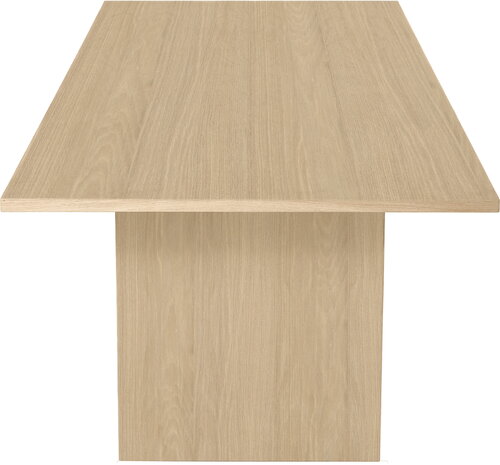 GUBI Private dining table, 260 x 100 cm, light stained oak | Finnish ...