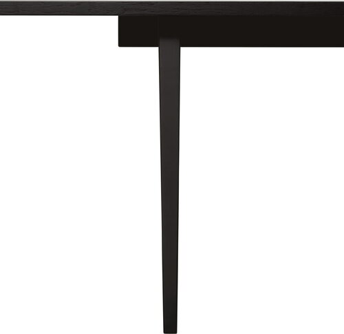 GUBI Private dining table, 320 x 100 cm, black / brown stained ash ...