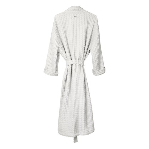 The Organic Company Big Waffle bathrobe, natural white | Finnish Design ...